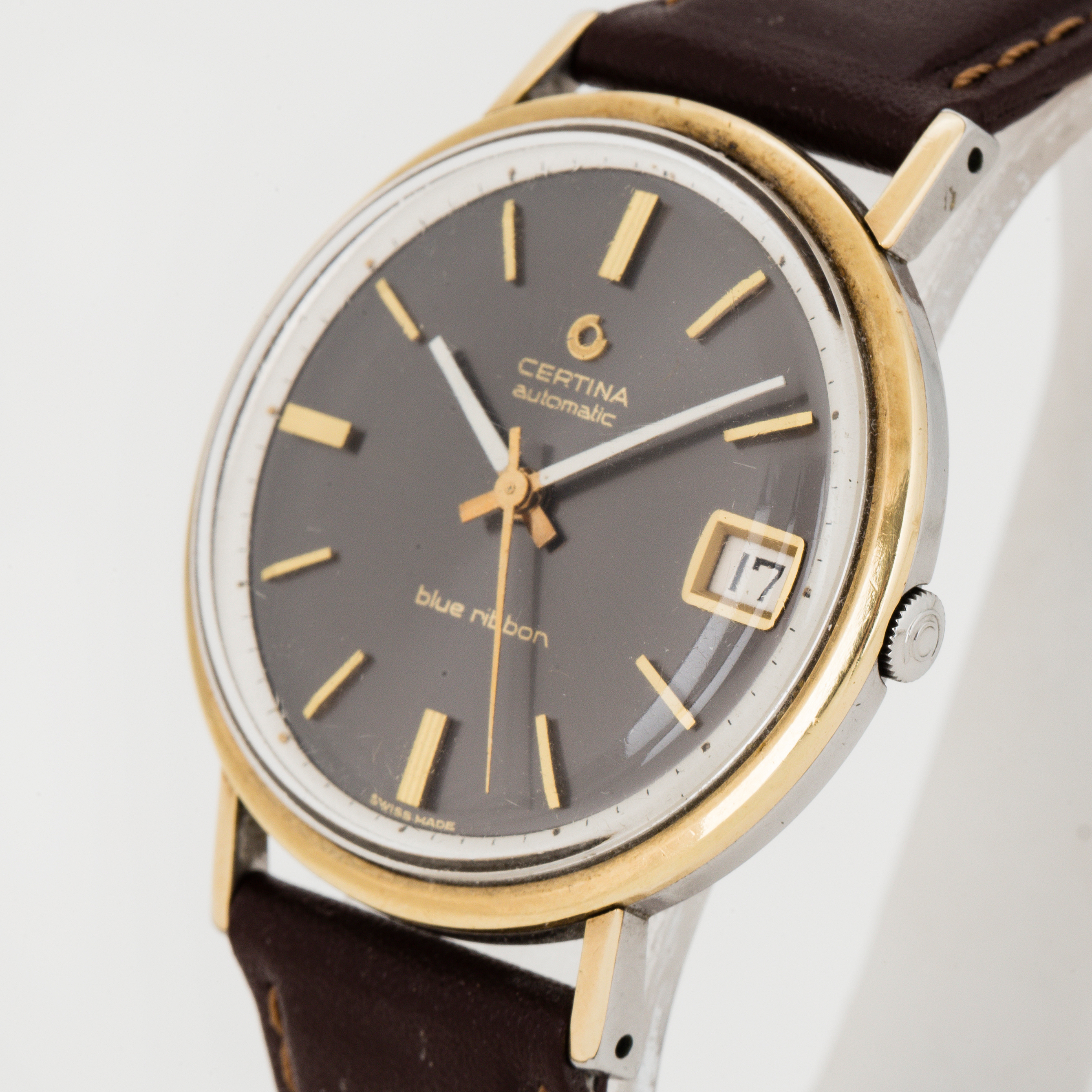 CERTINA, blue ribbon, armbandsur, 34,5 mm. - Bukowskis