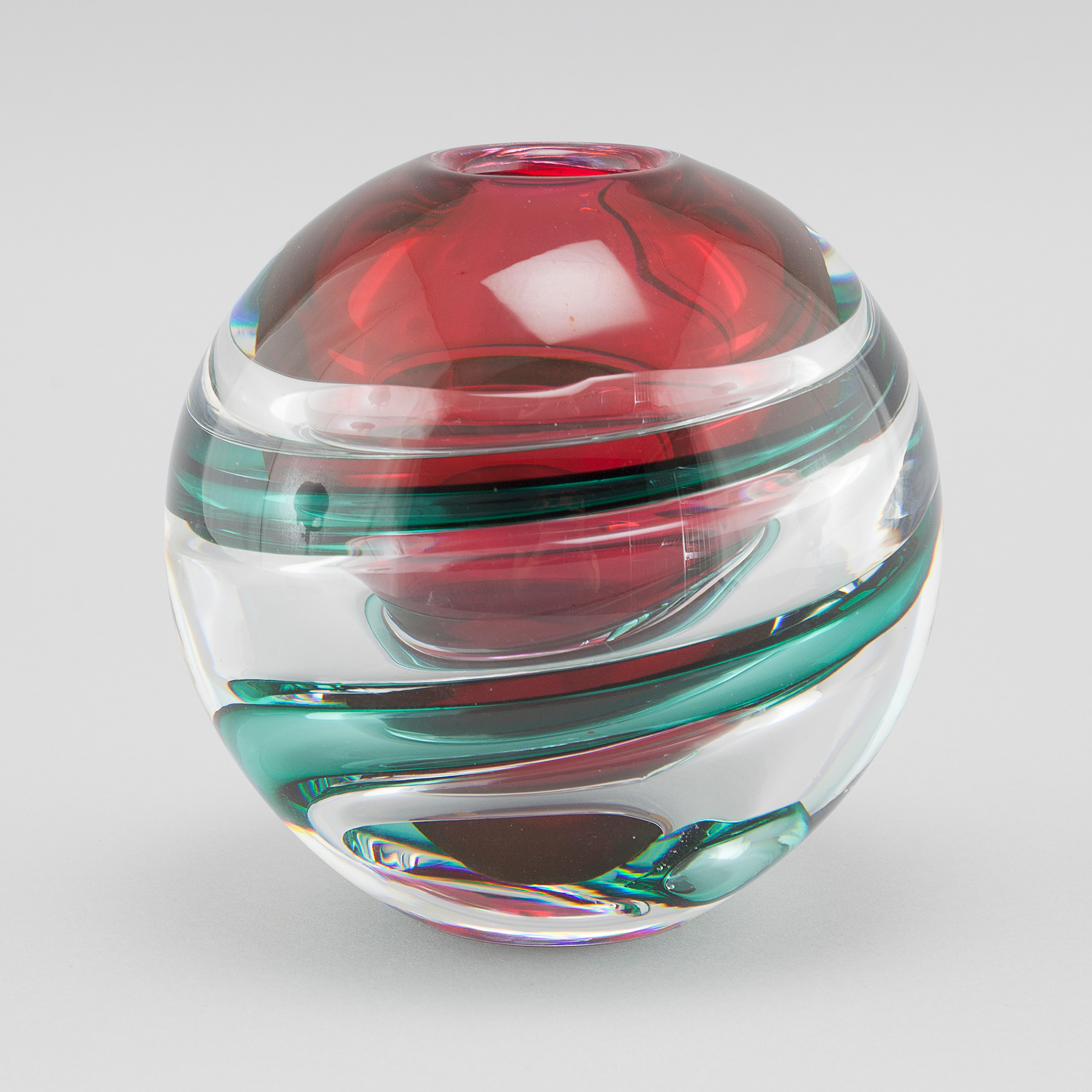 LARS HELLSTEN, vas, glas, Orrefors. - Bukowskis