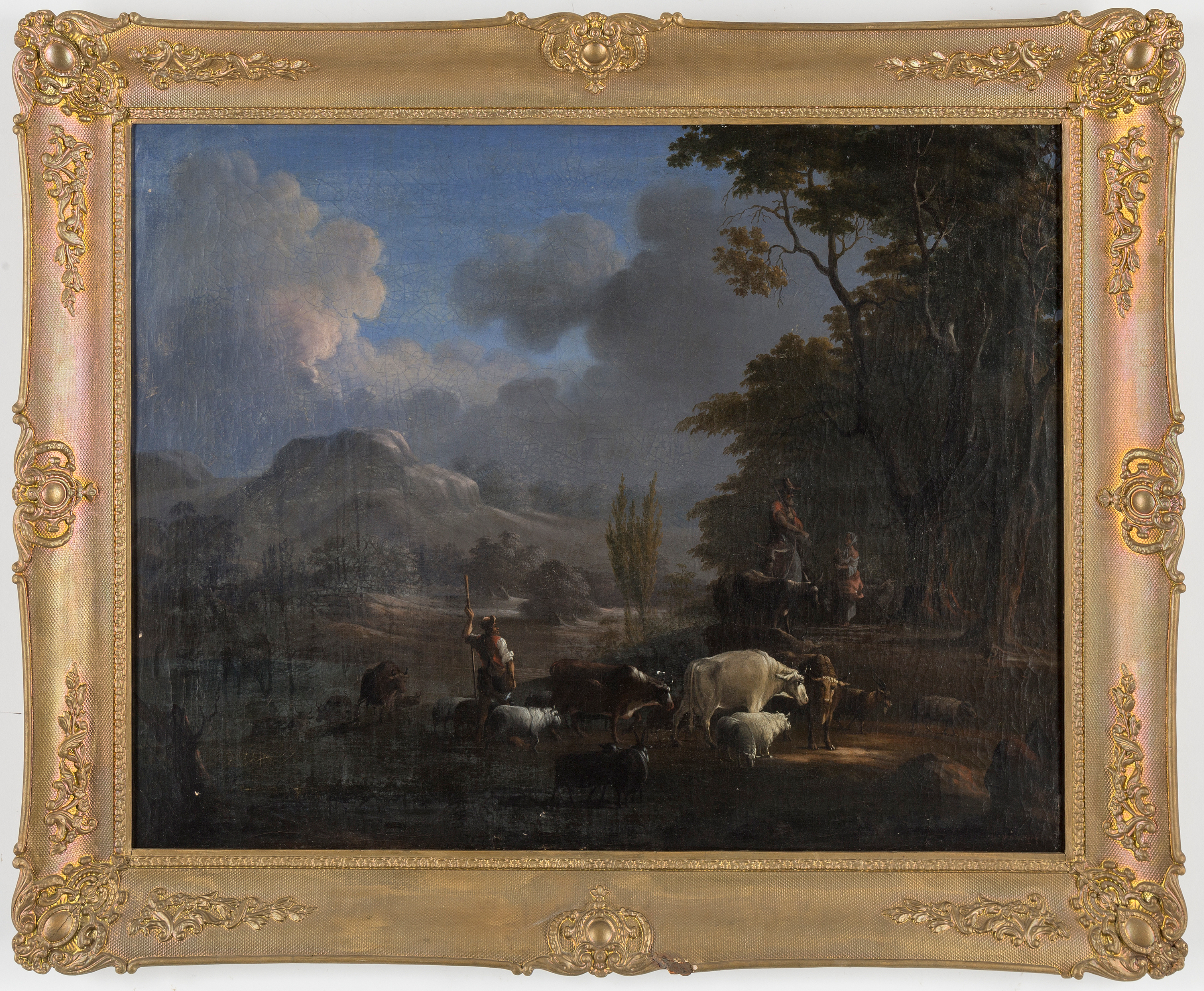 NICOLAES BERCHEM, follower of. Oil on canvas. - Bukowskis