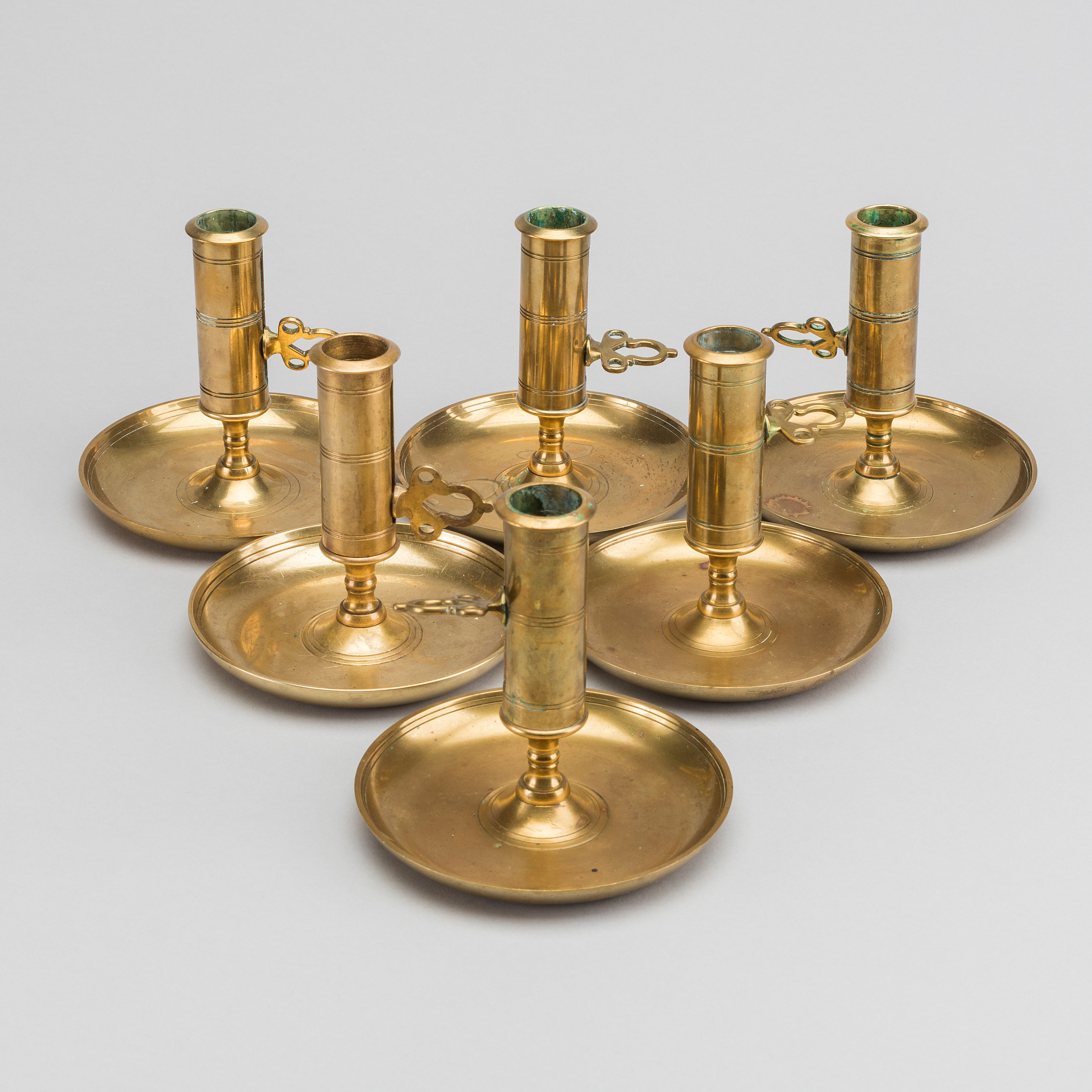 SIX SWEDISH CANDLESTICK BY SKULTUNA. - Bukowskis