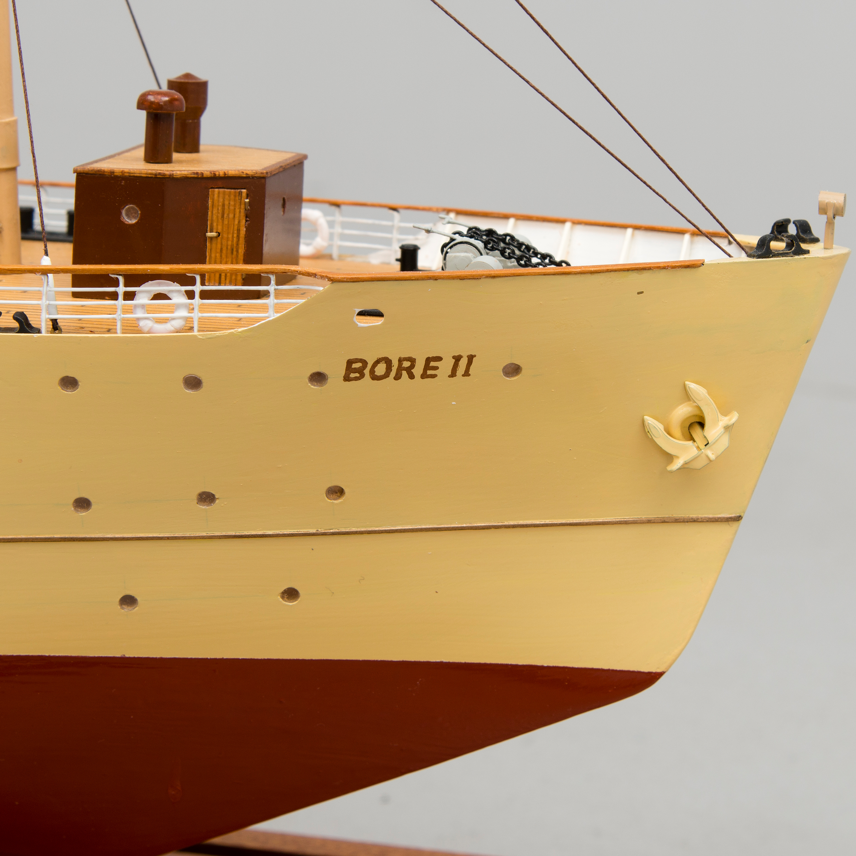 MODELLFARTYG, "Bore II", Åbo. Finland 1900-talets senare hälft. - Bukowskis