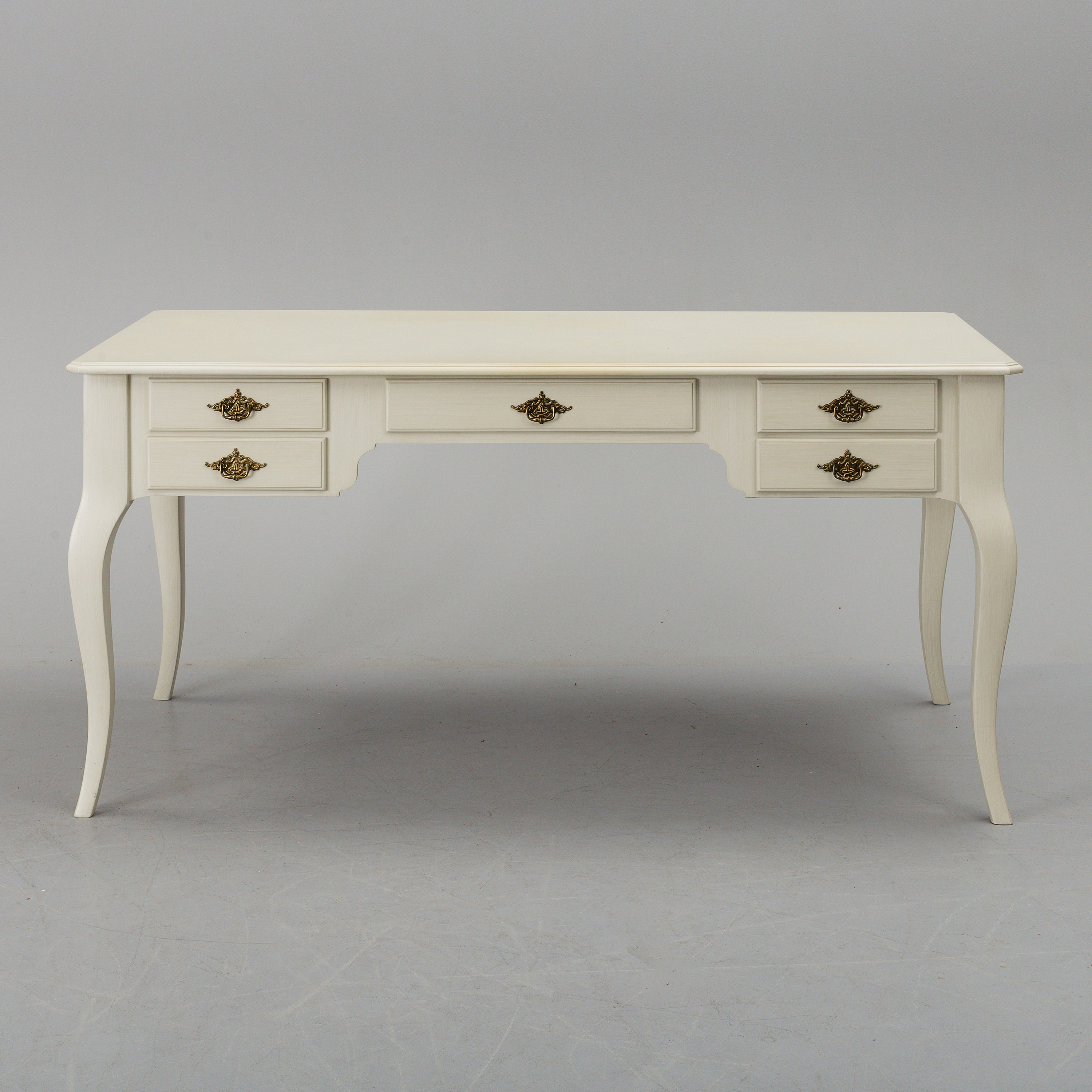 A second half of the 20th century rococo style writing desk by Åmells ...
