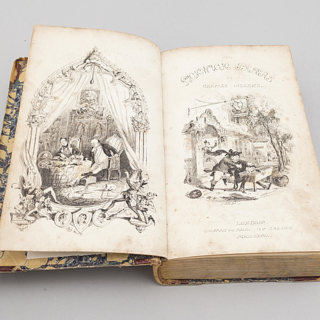 BOK, First edition of Dickens’ Pickwick Papers, 1837. - Bukowskis