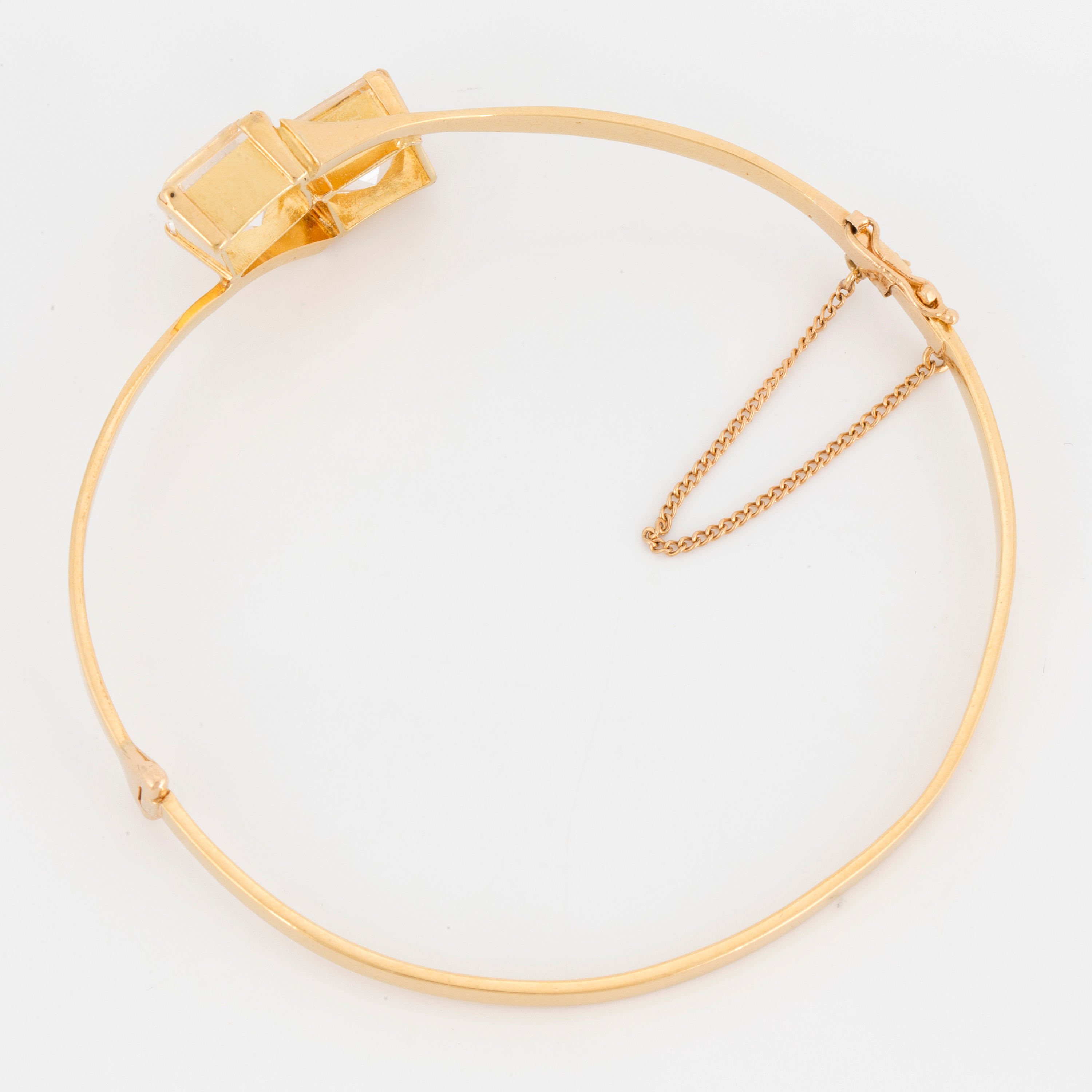 An 18K gold and rock crystal bracelet. - Bukowskis