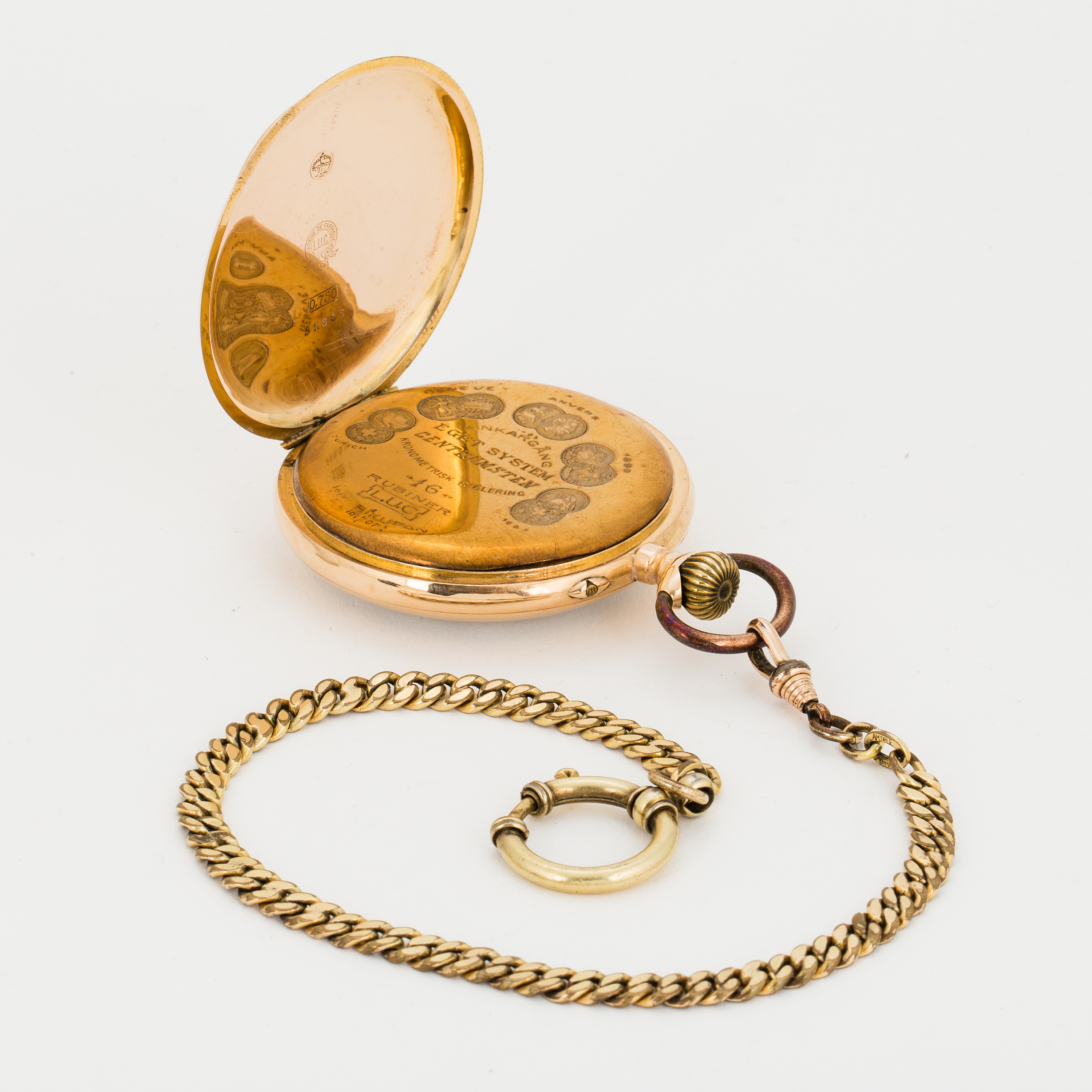 L.U.C. (Louis-Ulysse CHOPARD), pocket watch, 49 mm. - Bukowskis