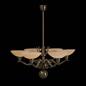 A 1920s ceiling light. - Bukowskis