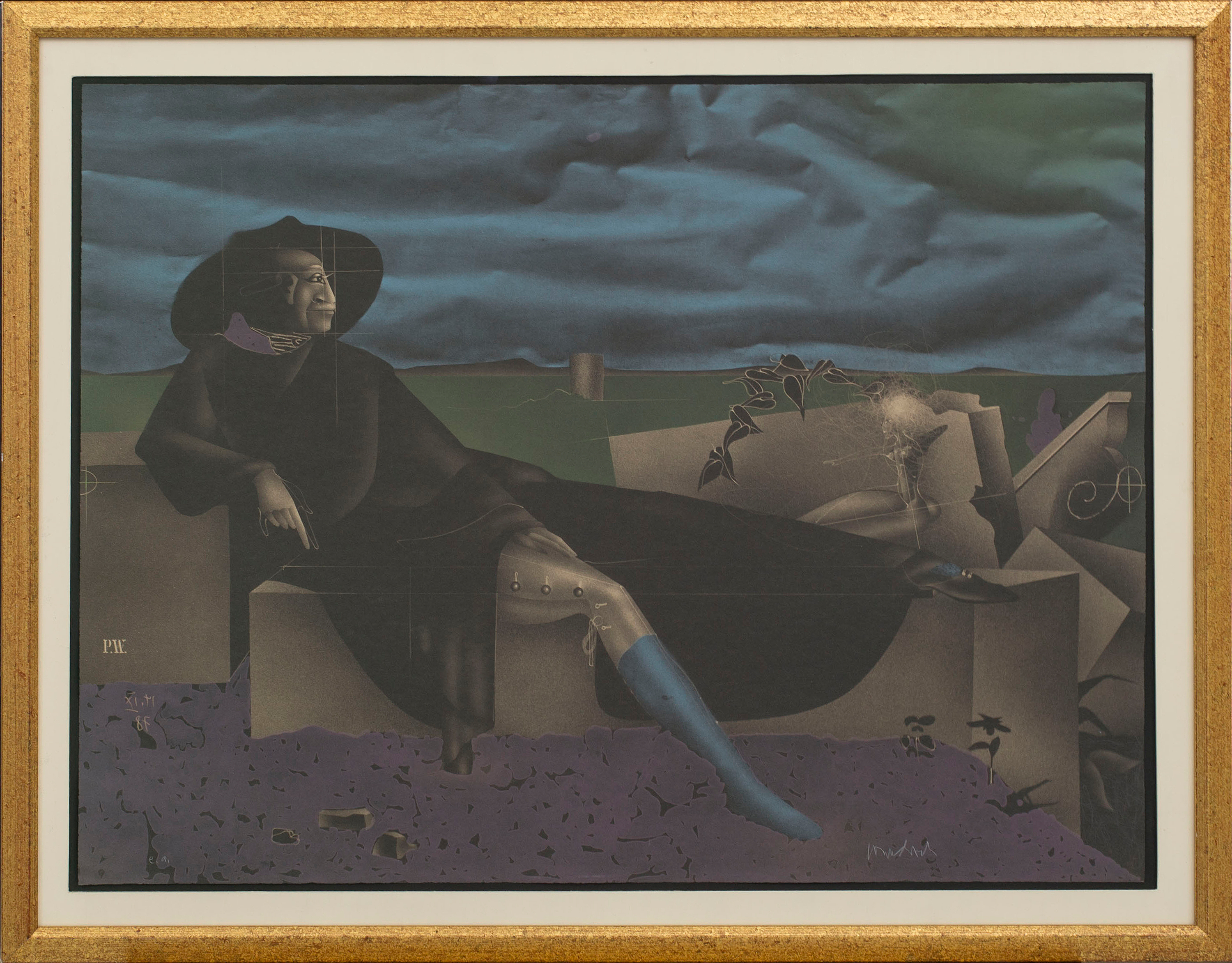 PAUL WUNDERLICH, colour lithographe, signed and numbered EA. - Bukowskis