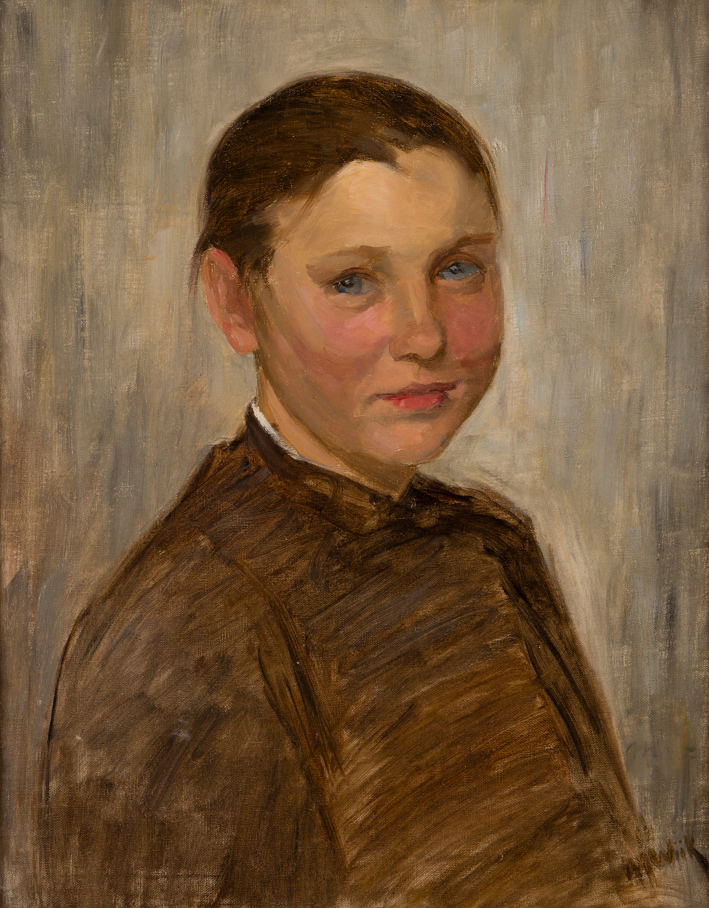 MARIA WIIK,oil on canvas, signed. - Bukowskis