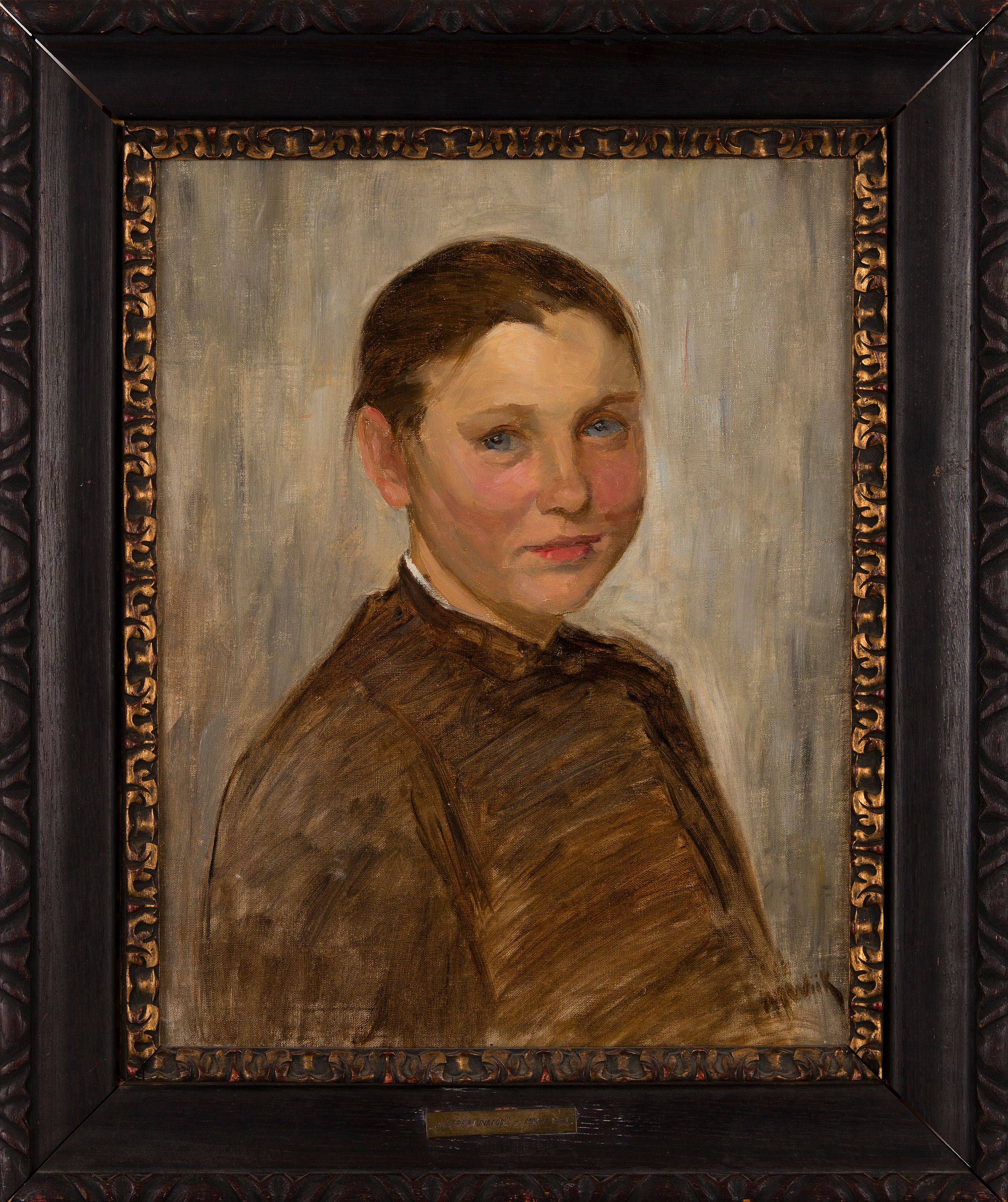 MARIA WIIK,oil on canvas, signed. - Bukowskis