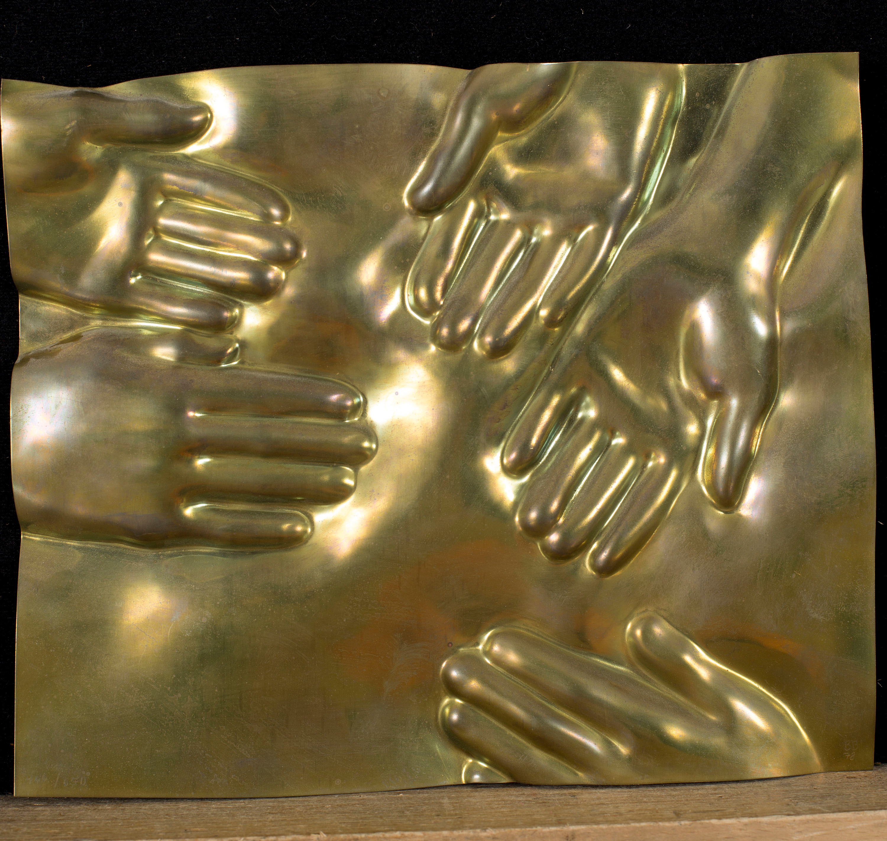 BARBRO BÄCKSTRÖM, relief, mässing, signerad och numrerad 466/650 ...