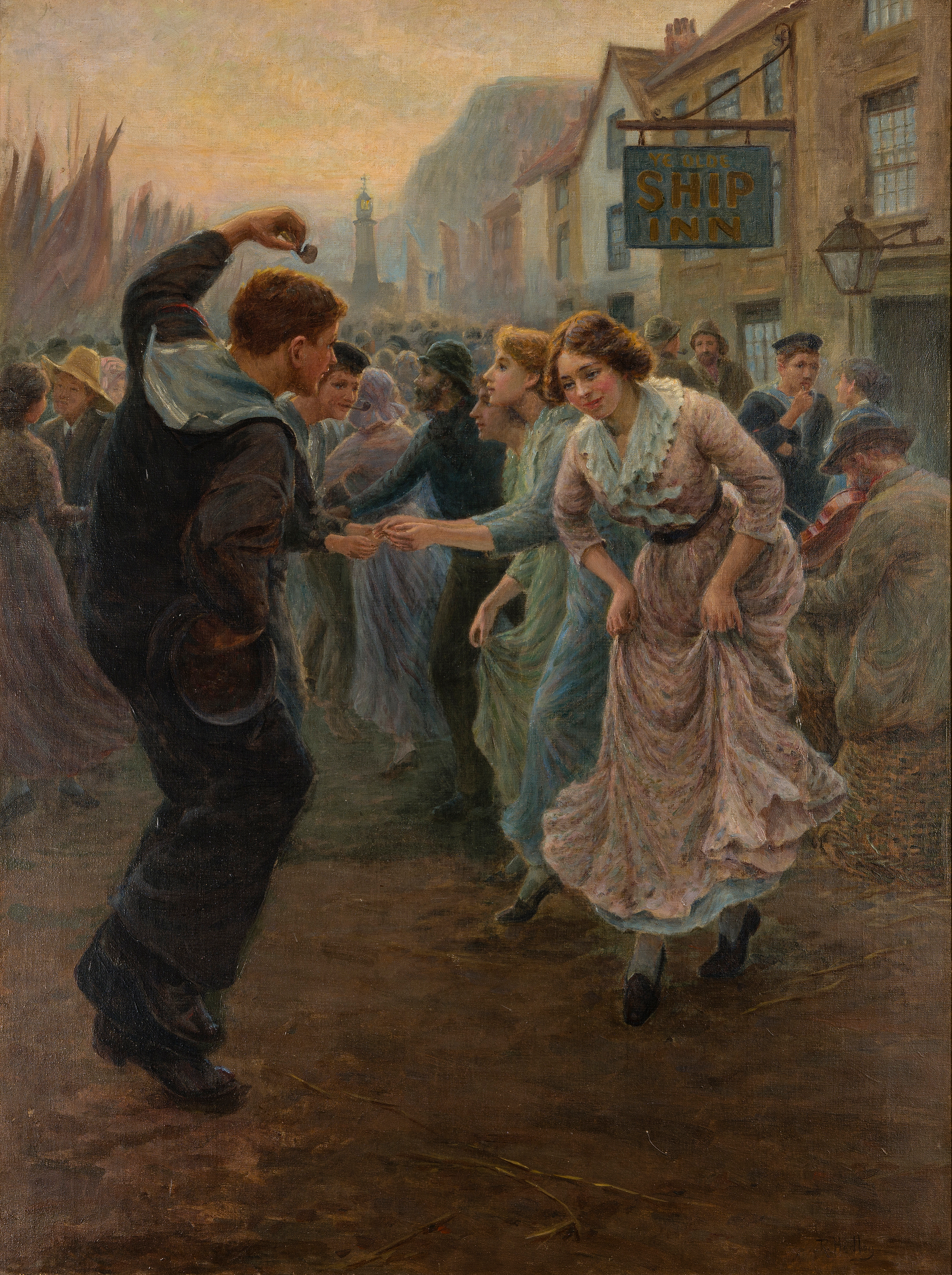 RALPH HEDLEY, olja på duk, signerad. - Bukowskis