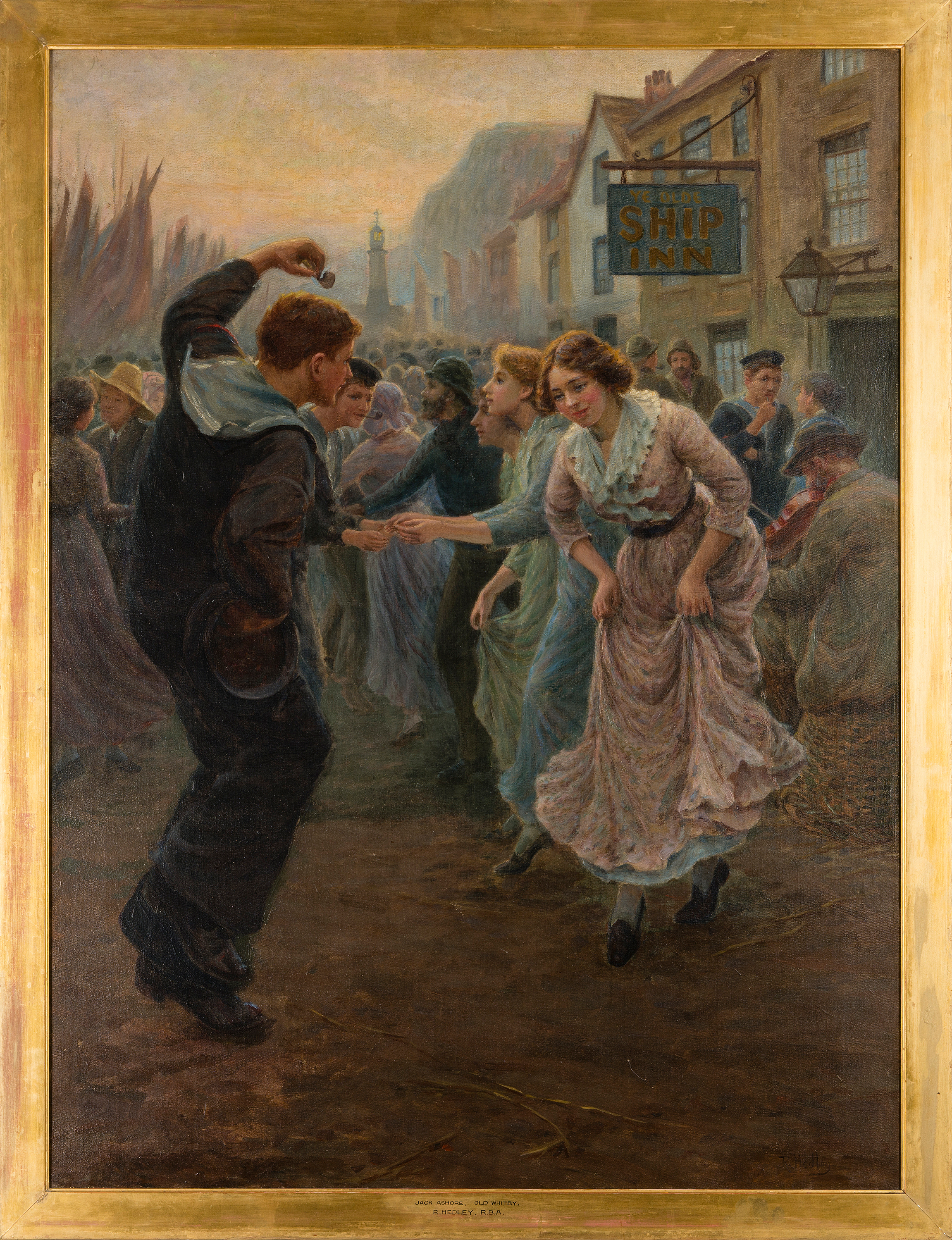 RALPH HEDLEY, oil on canvas, signed. - Bukowskis