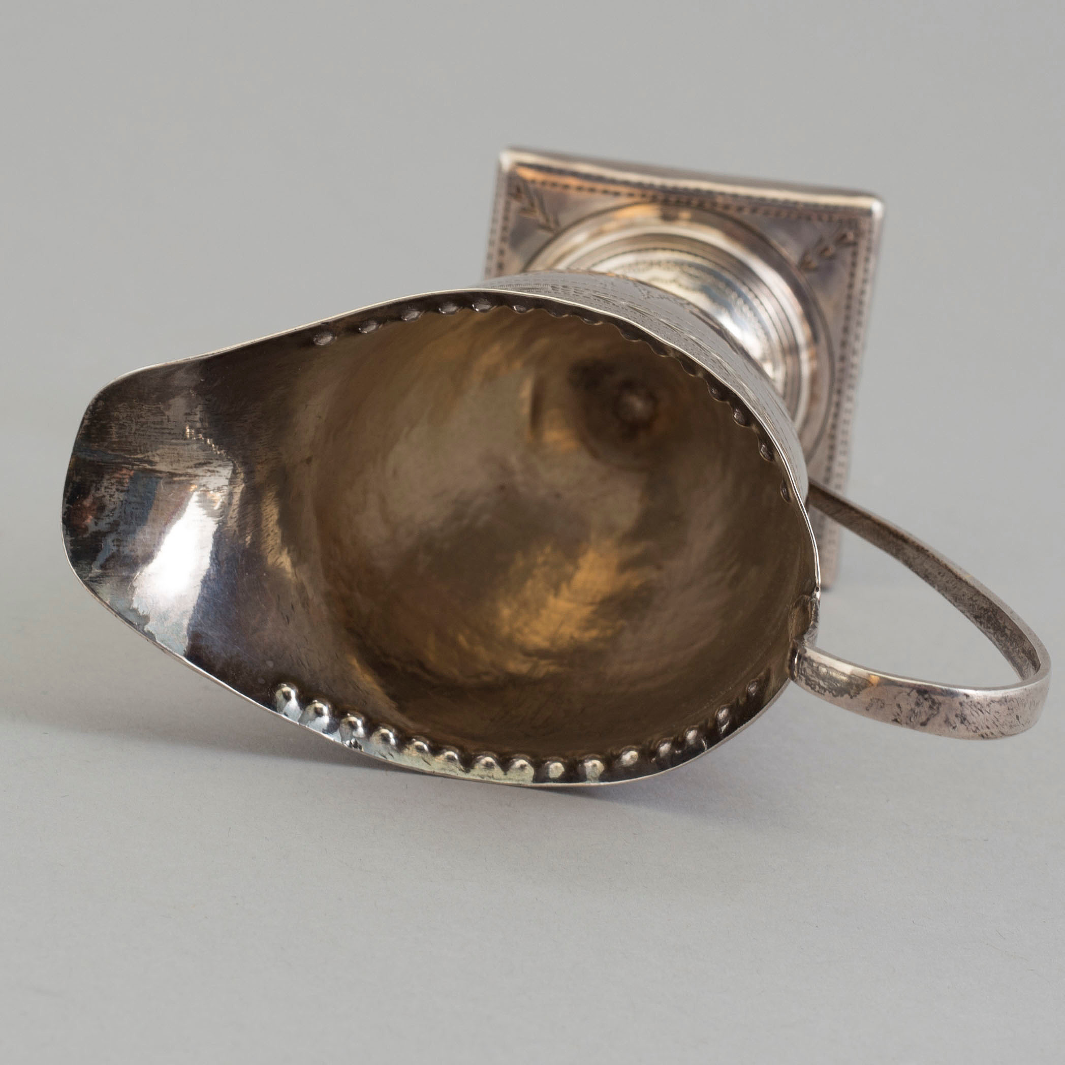PETER & ANN BATEMAN, a silver creamer from London, England, 1796 ...