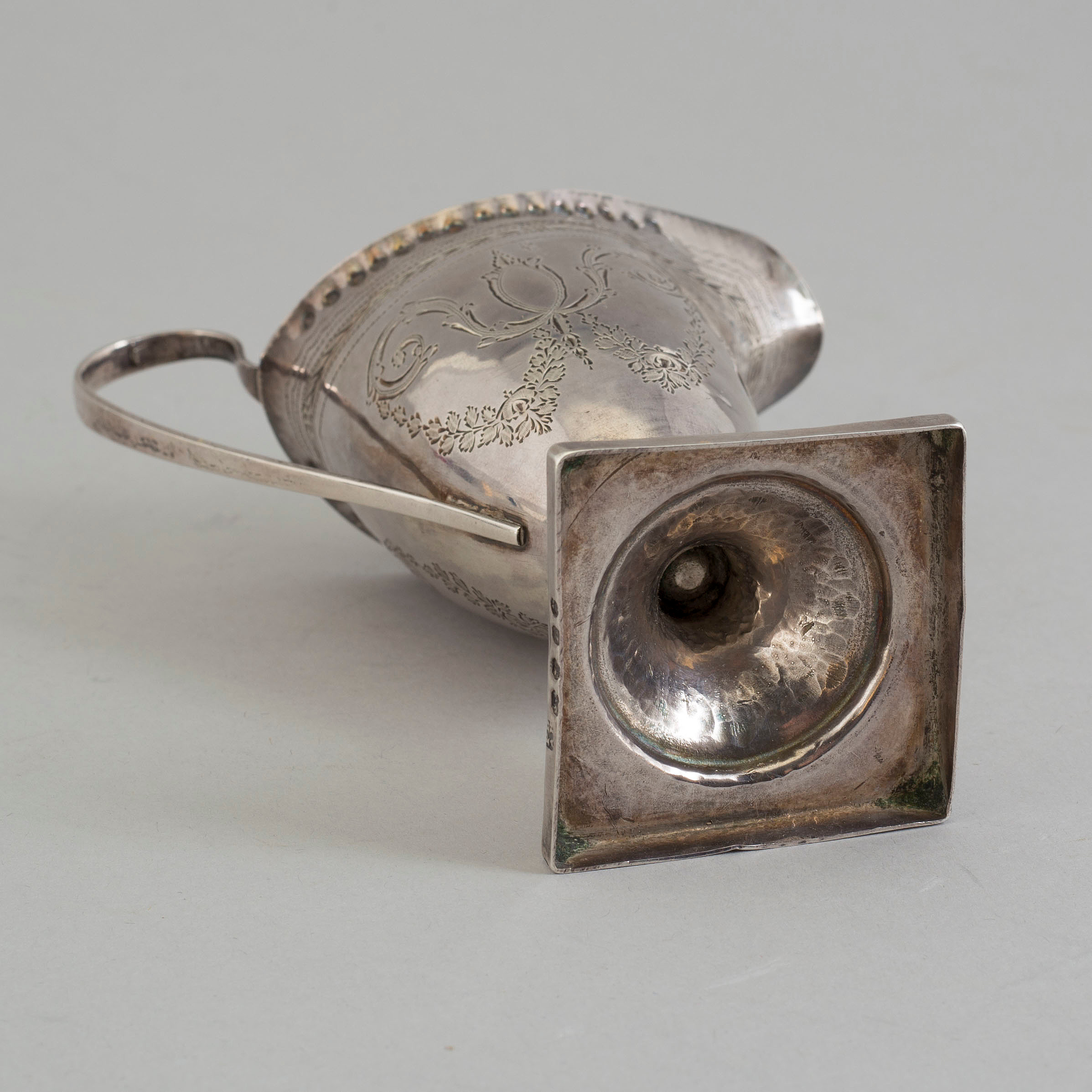 PETER & ANN BATEMAN, a silver creamer from London, England, 1796 ...