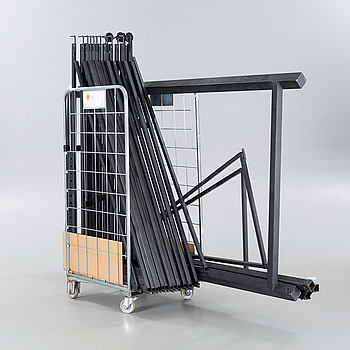 A 21st century showroom rug hanger. - Bukowskis