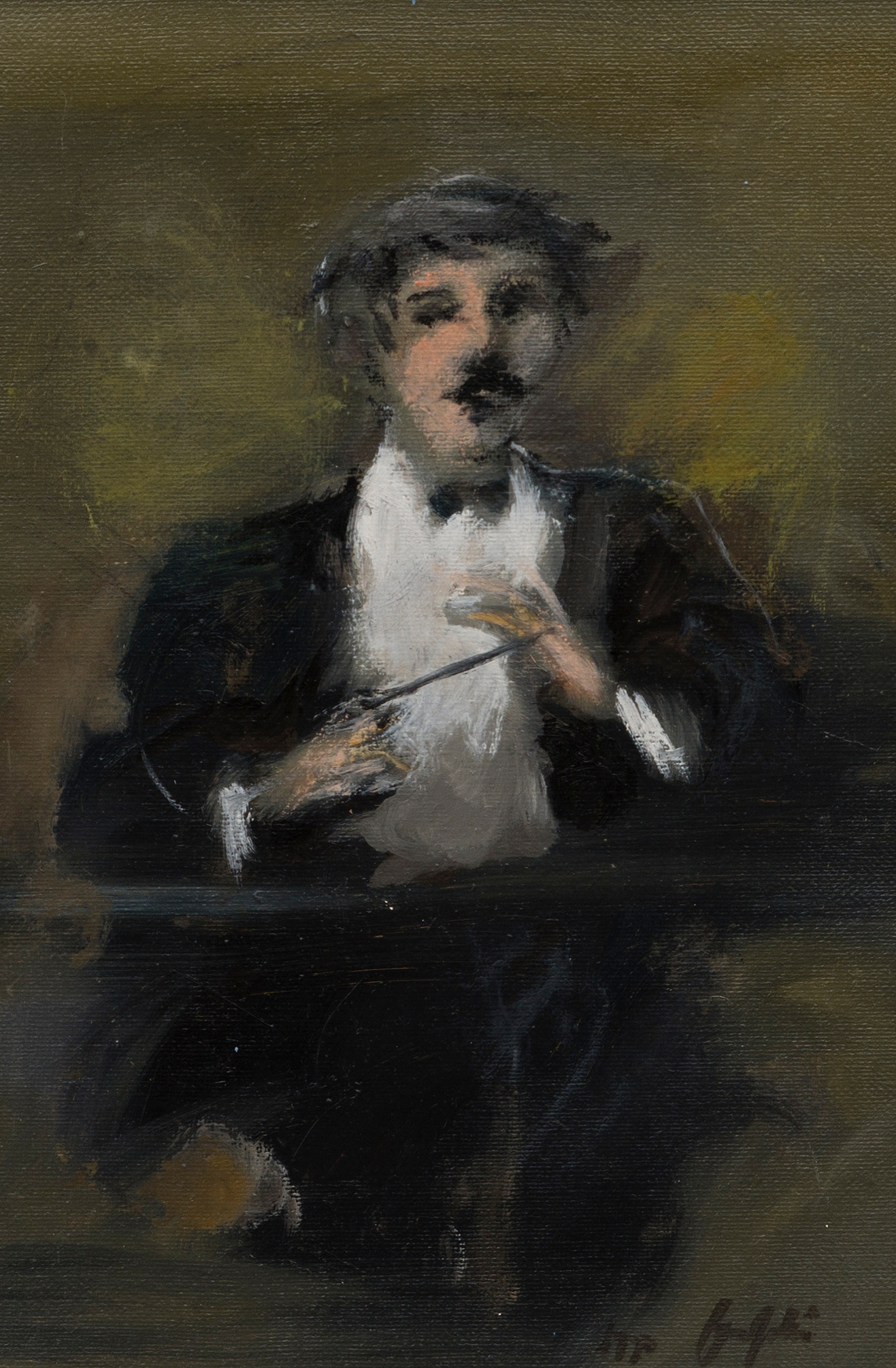 OLLI JOKI, öljy kankaalle, signeerattu. - Bukowskis