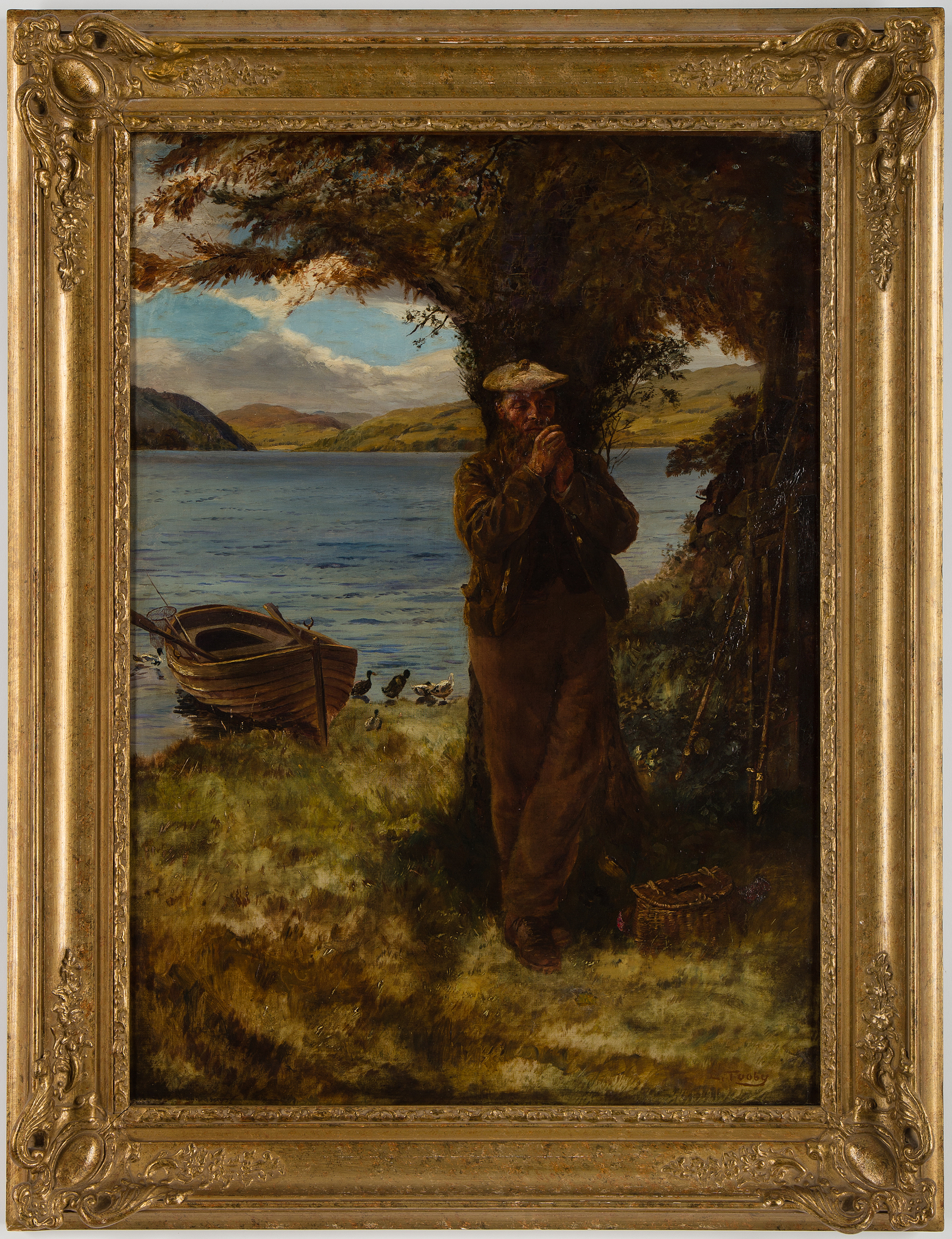 CHARLES RICHARD TOOBY, oil on canvas, signed. - Bukowskis