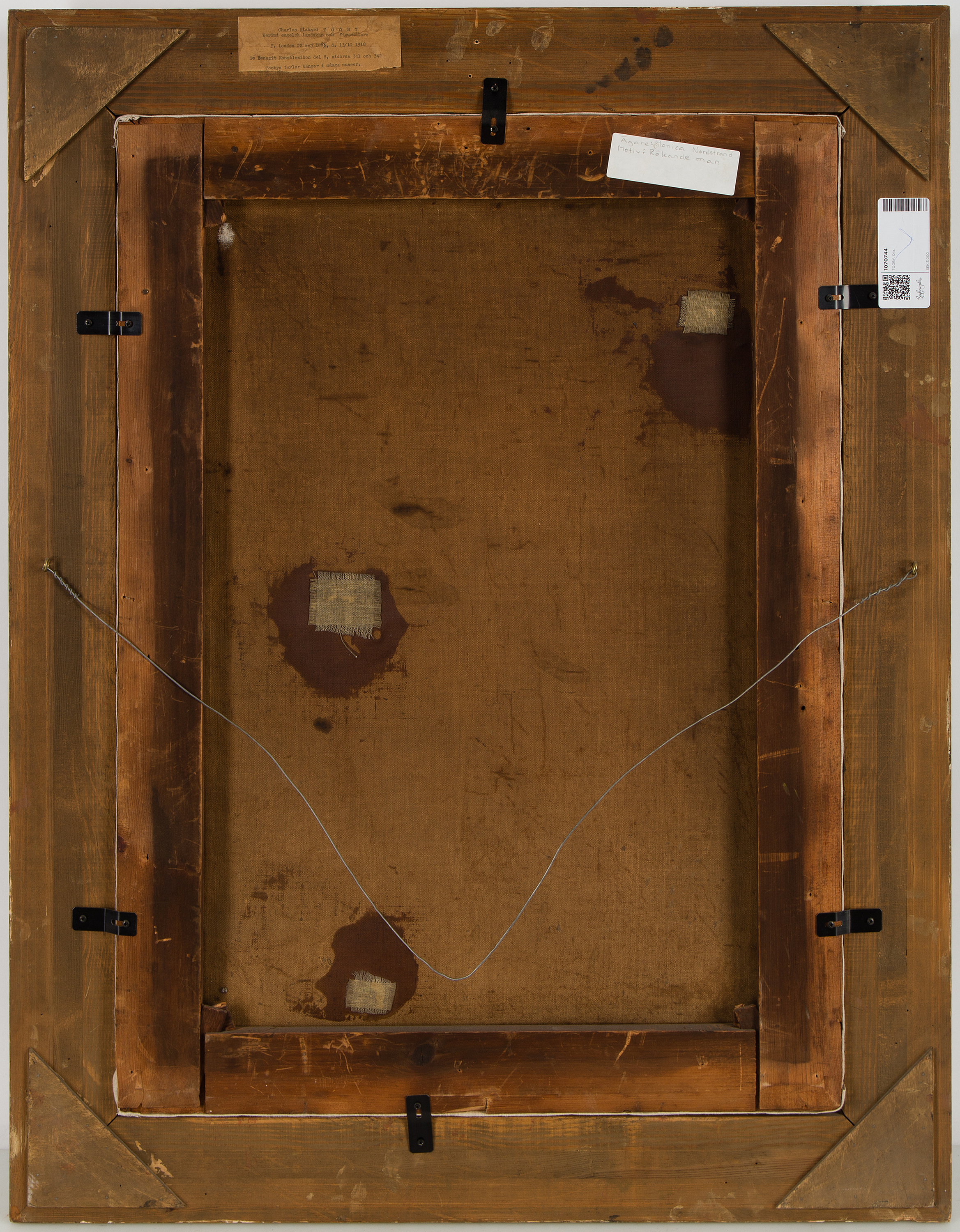 CHARLES RICHARD TOOBY, olja på duk, signerad. - Bukowskis