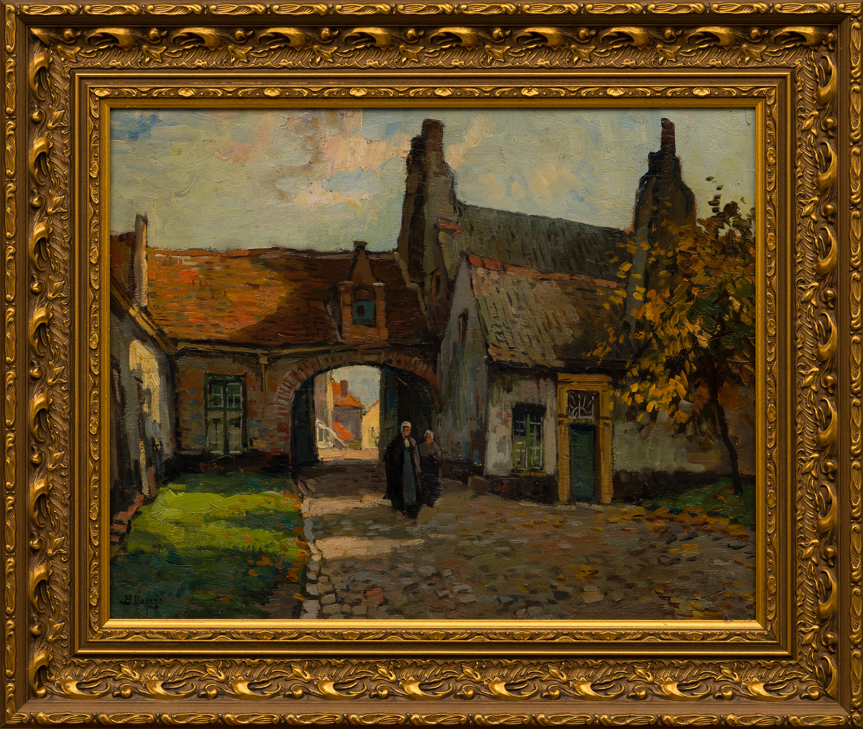 BEN VIEGERS, oil on canvas, signed. - Bukowskis