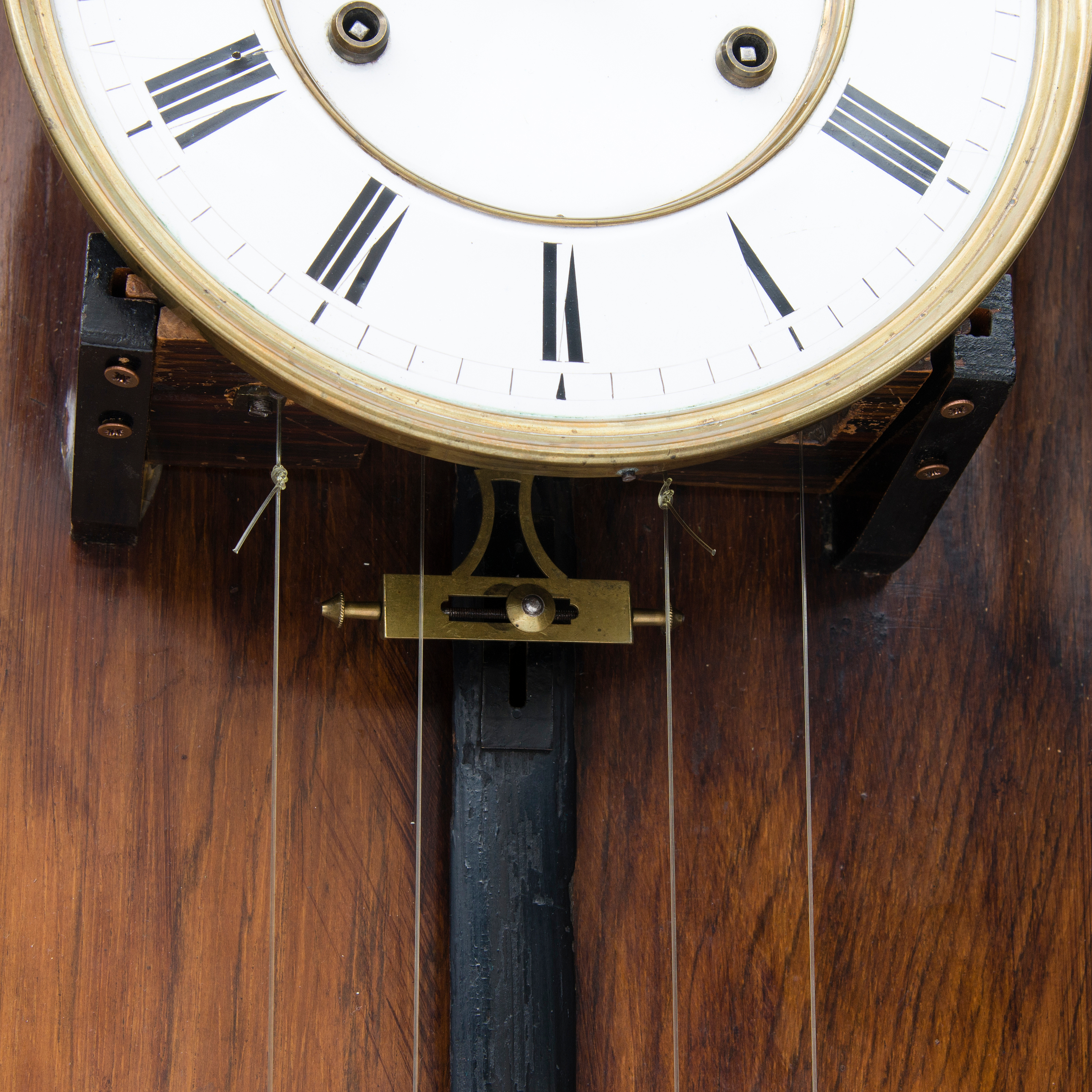 A mid 19th Century Biedermeier wall clock. - Bukowskis