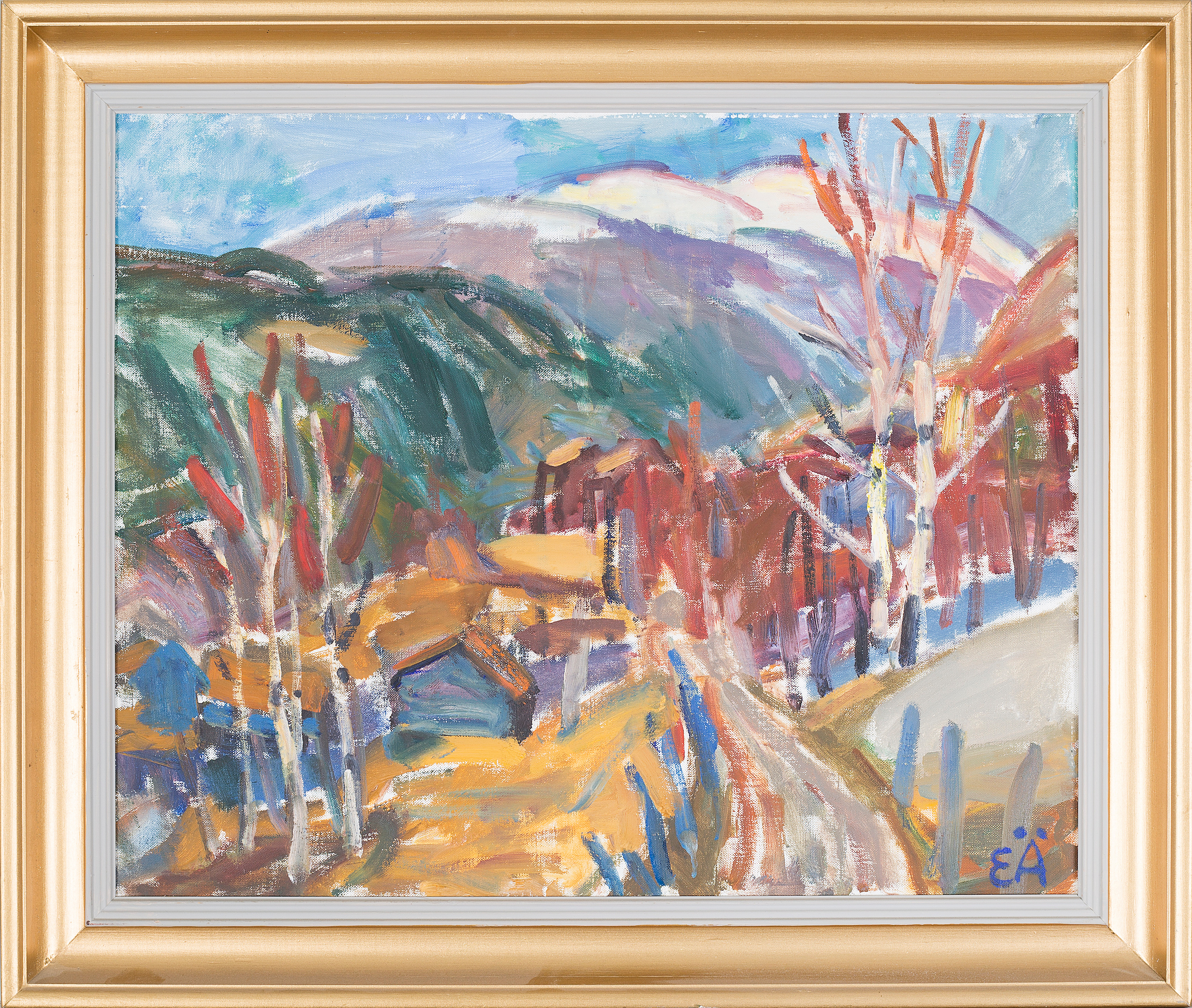 ERLING ÄRLINGSSON, olja på duk, signerad EÄ. - Bukowskis