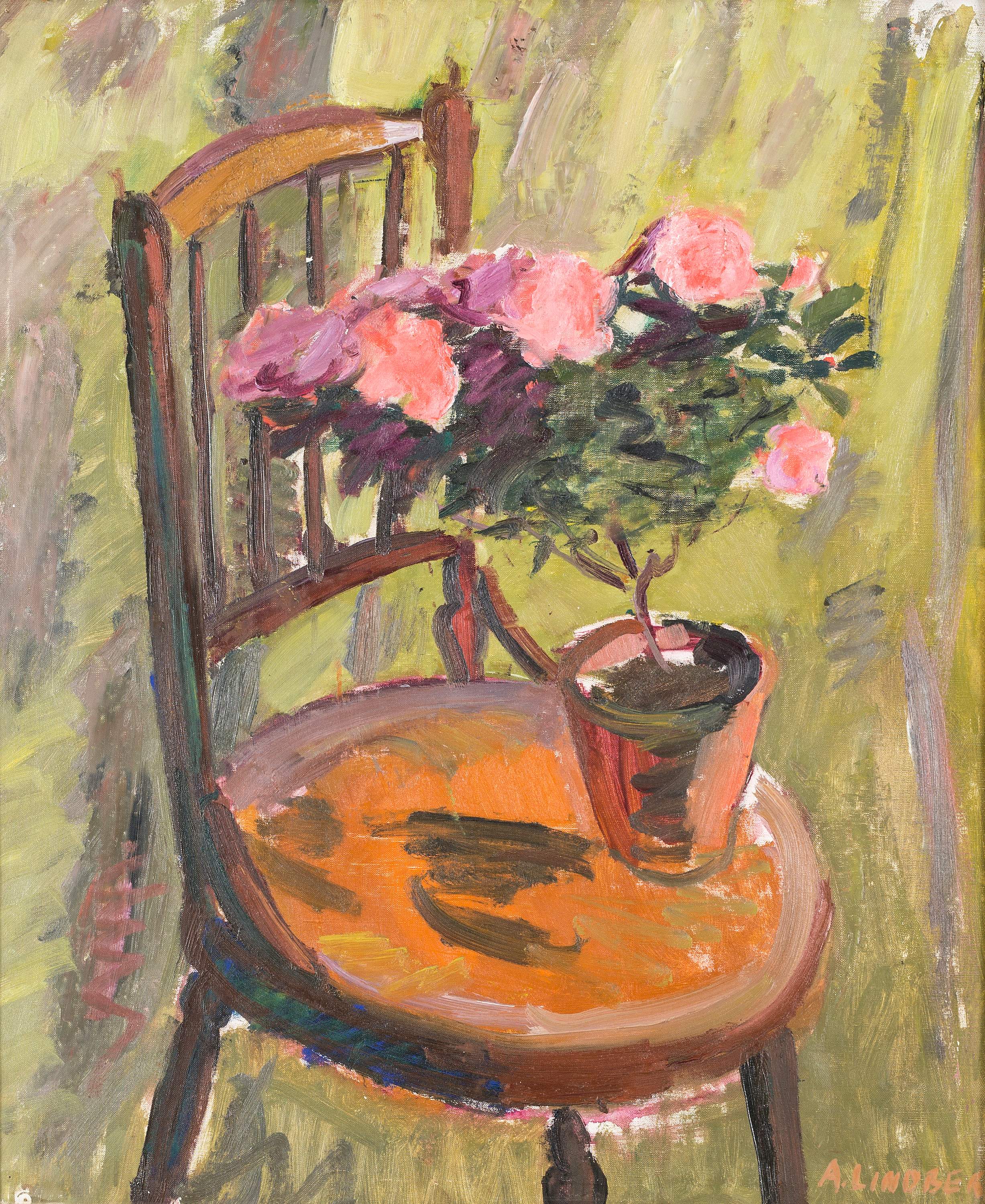 ALF LINDBERG, oil on canvas, signed. - Bukowskis