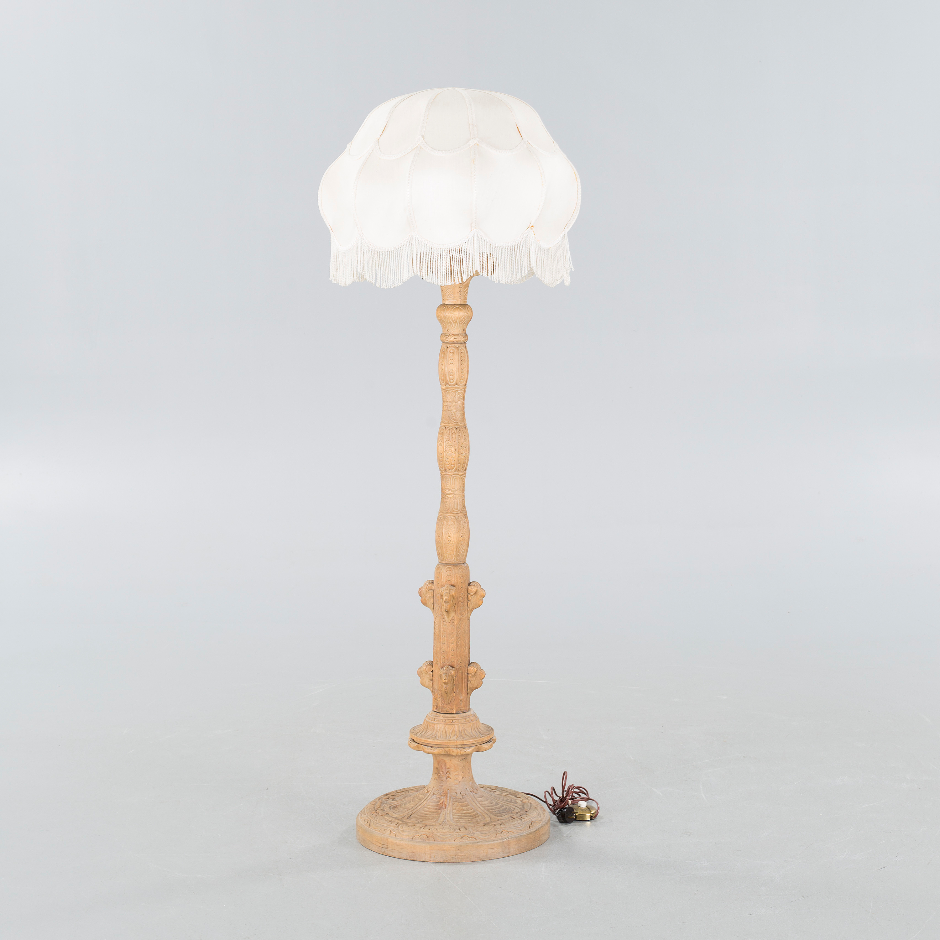 A floor lamp by CARL CHRISTIAN CHRISTENSEN in 1921, signed and dated ...