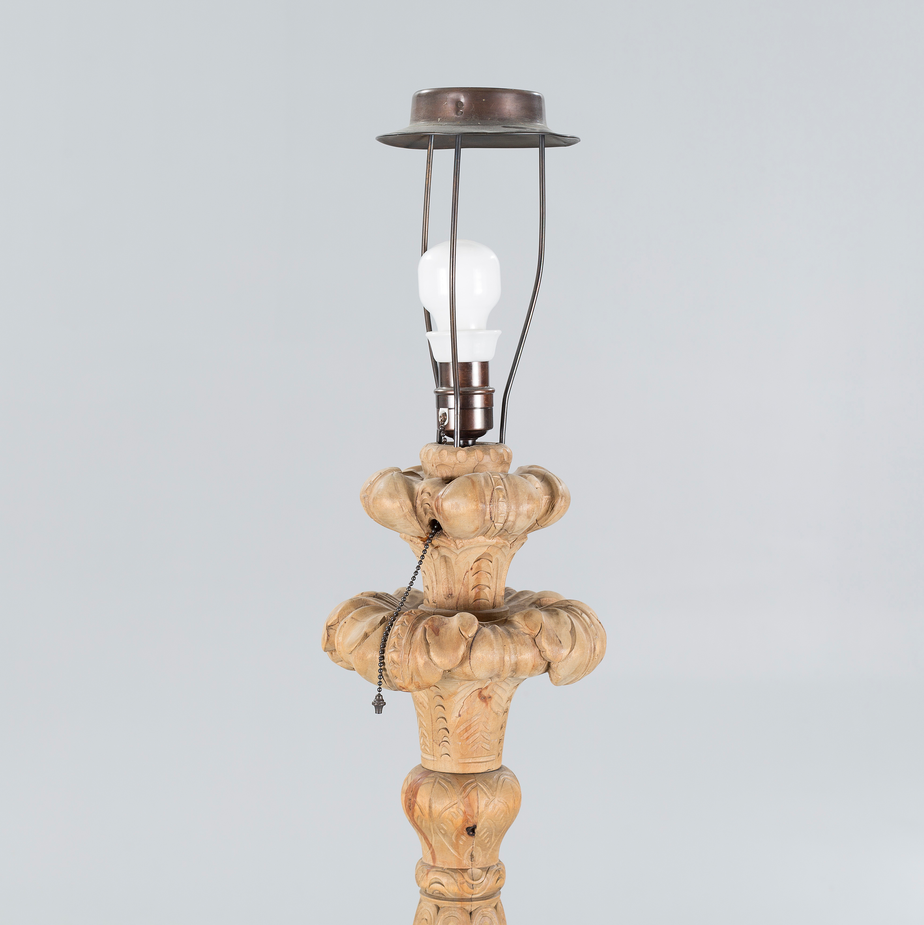 A floor lamp by CARL CHRISTIAN CHRISTENSEN in 1921, signed and dated ...