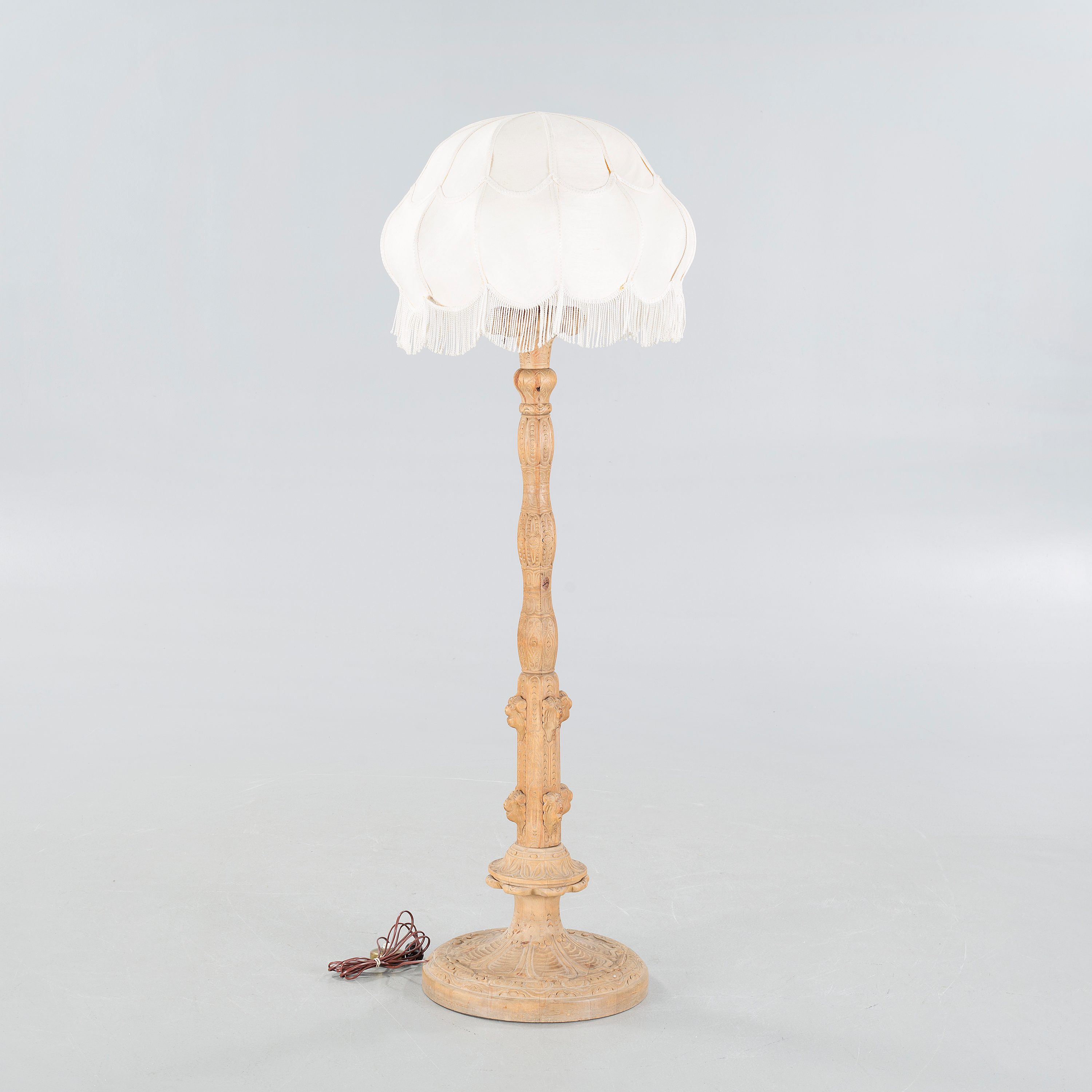 A floor lamp by CARL CHRISTIAN CHRISTENSEN in 1921, signed and dated ...