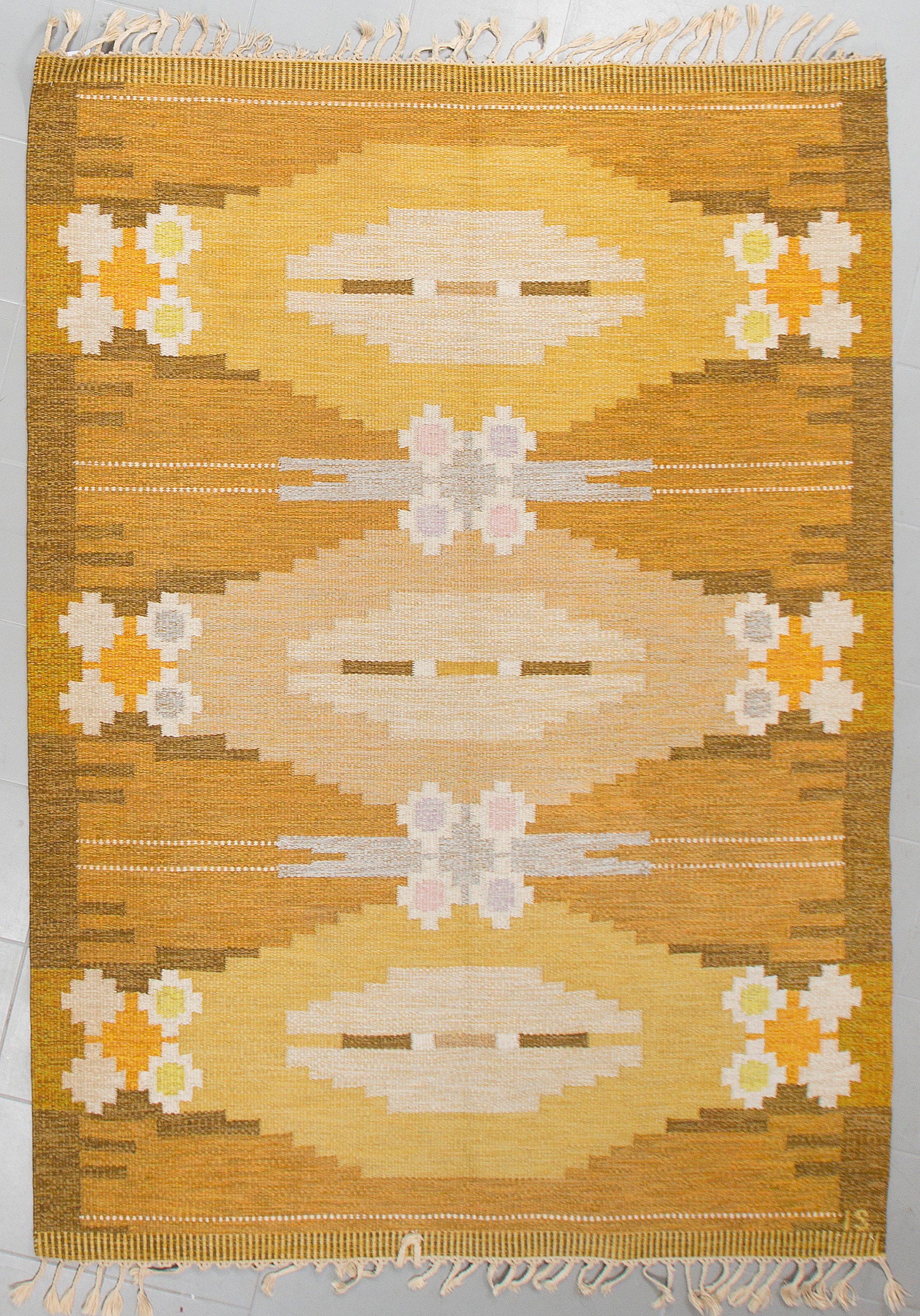 A flatweave by Ingegerd Silow, signed IS, second half of the 20th ...