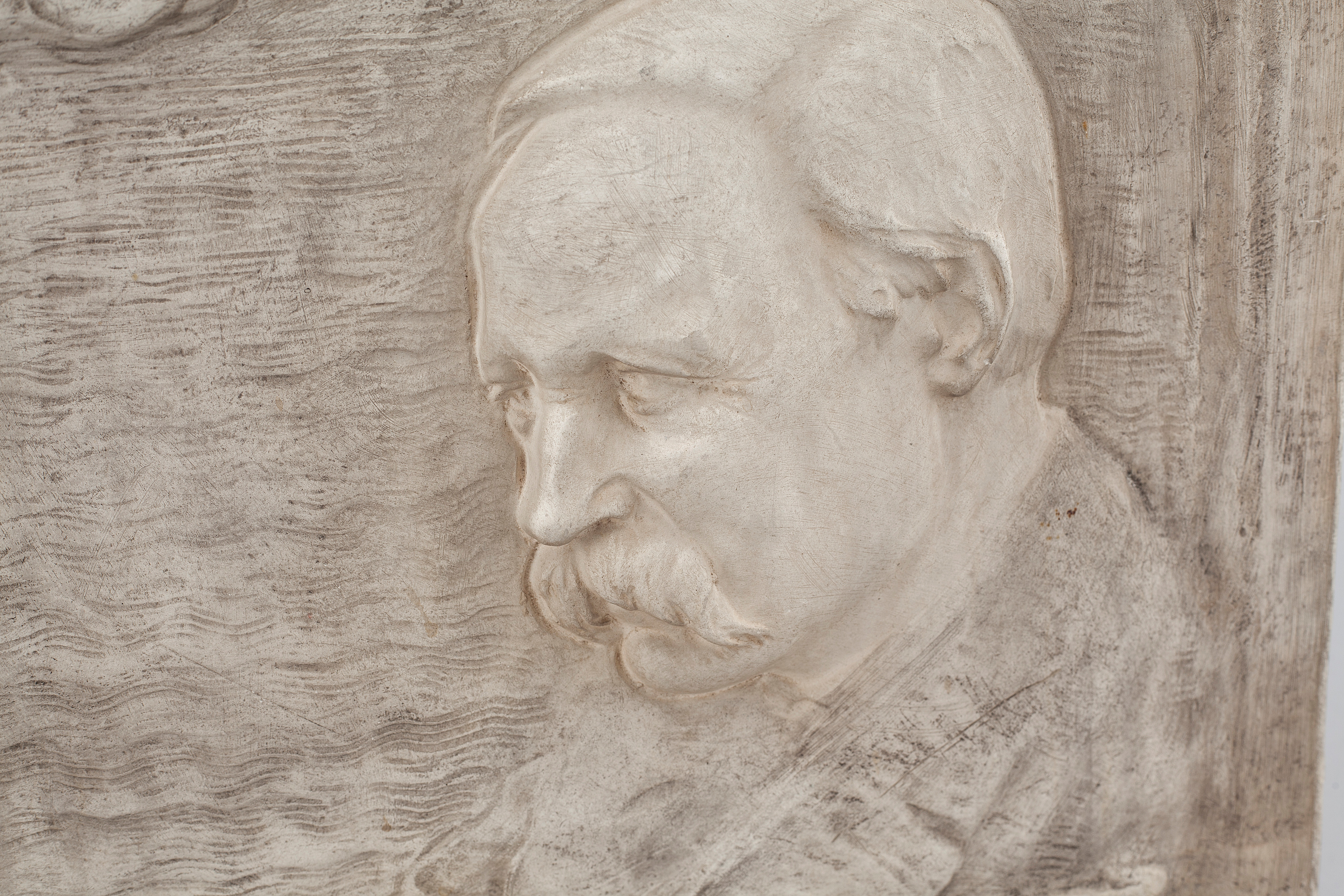 CARL CHRISTIAN CHRISTENSEN, wall plaque, plaster, signed and dated 1919 ...