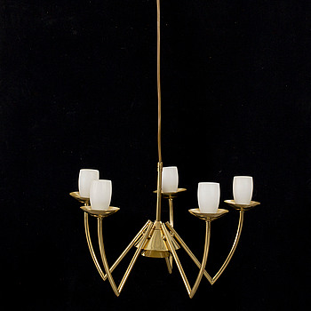A HILLEBRAND CEILING LAMP GERMANY. - Bukowskis