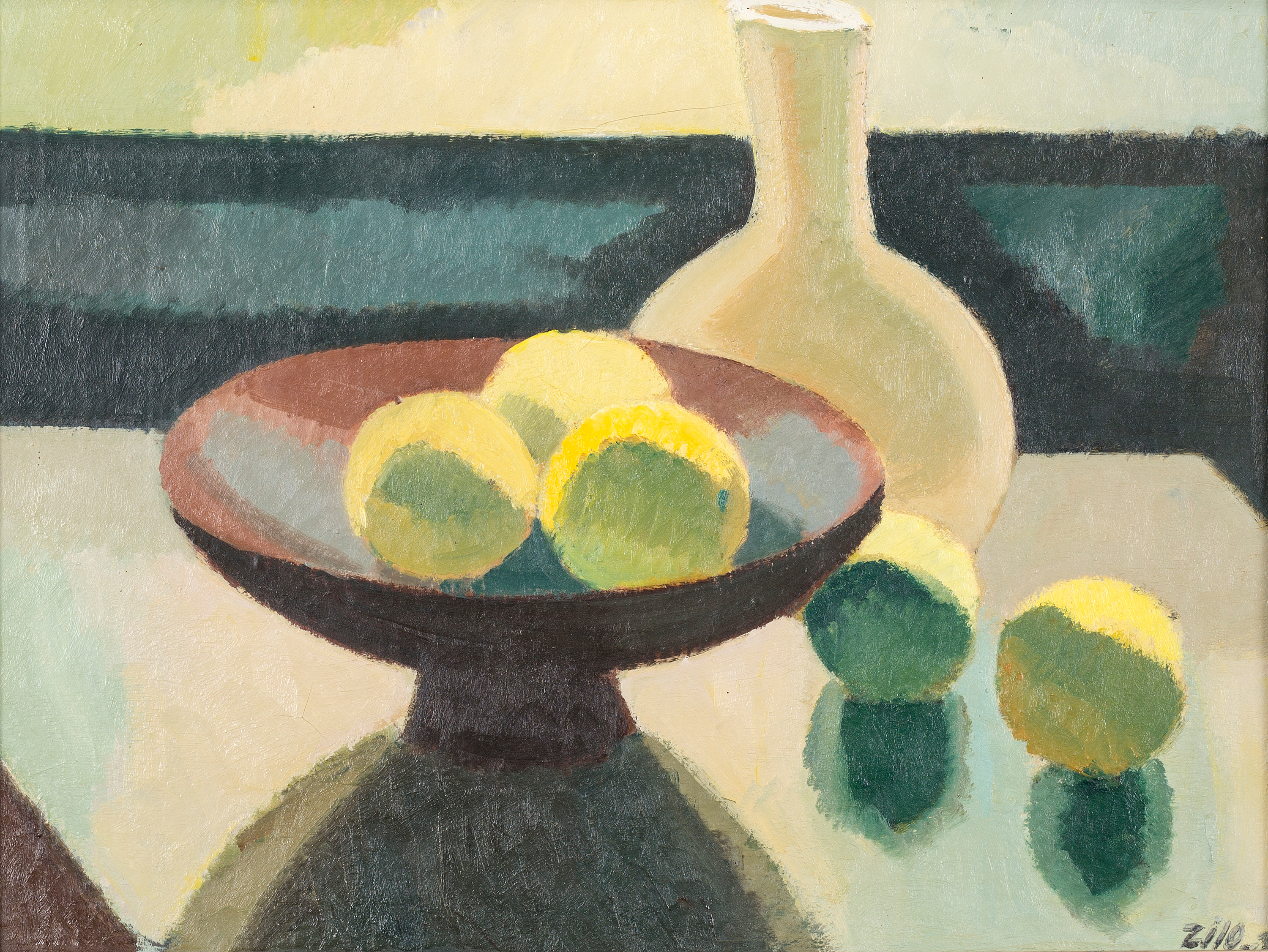 GUNNAR ZILO, oil on canvas, signed. - Bukowskis