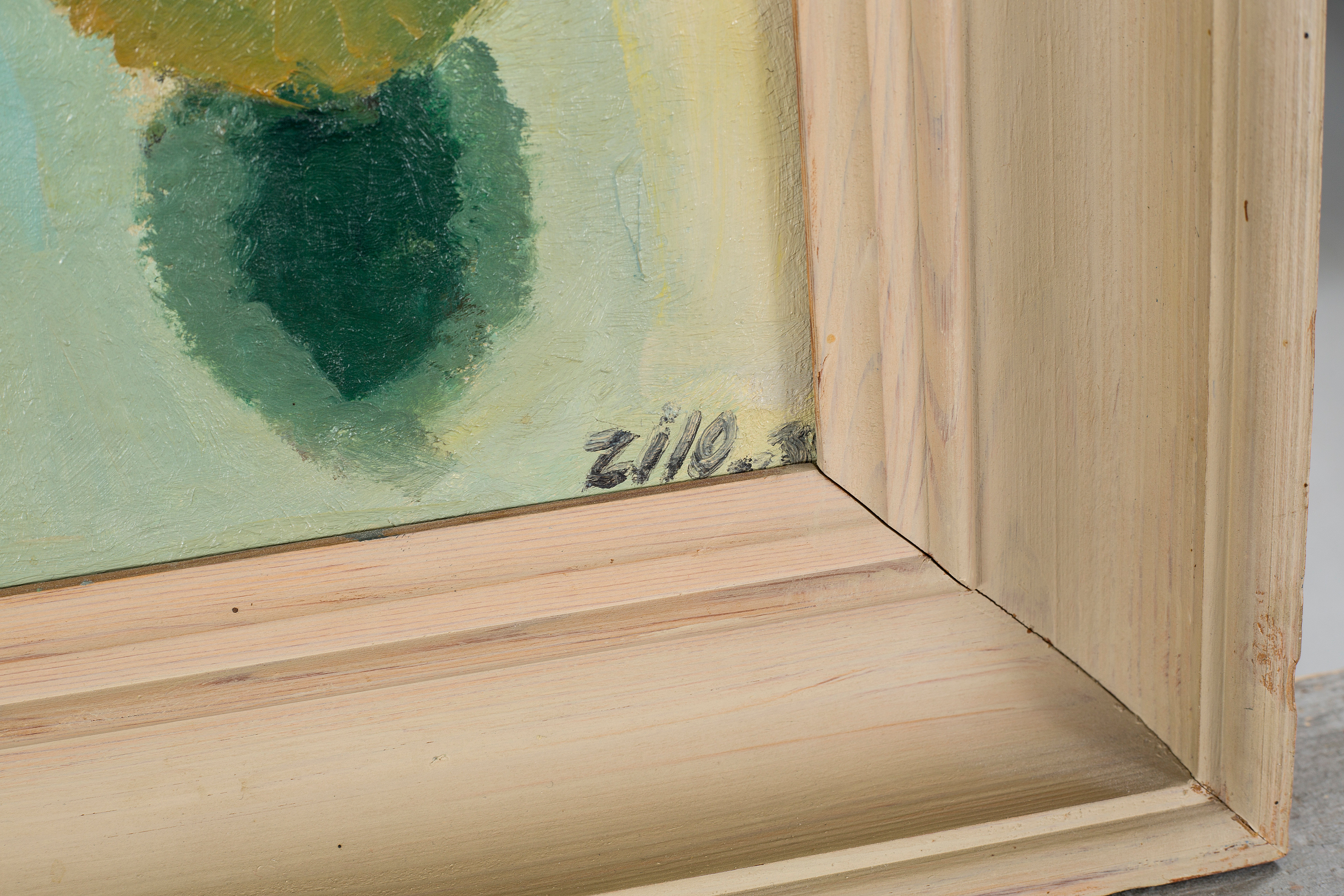 GUNNAR ZILO, oil on canvas, signed. - Bukowskis