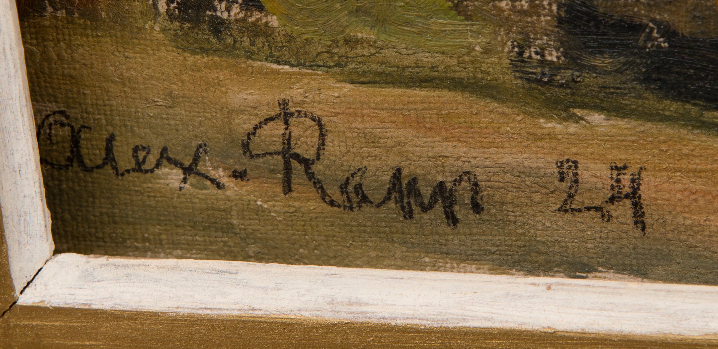 ALEX RAPP, Oil on canvas, signed and dated -24. - Bukowskis