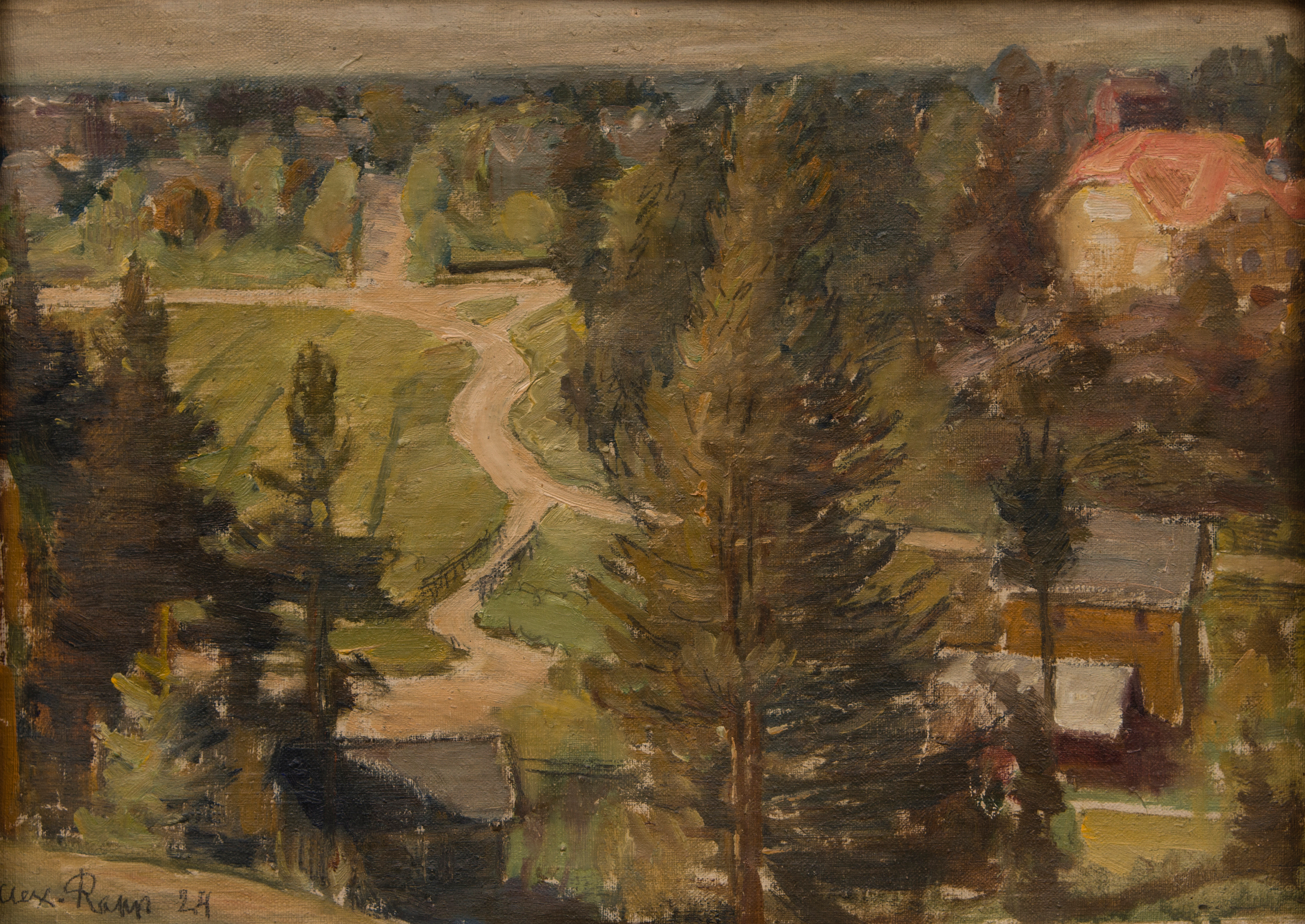 ALEX RAPP, öljy kankaalle, signeerattu ja päivätty -24. - Bukowskis