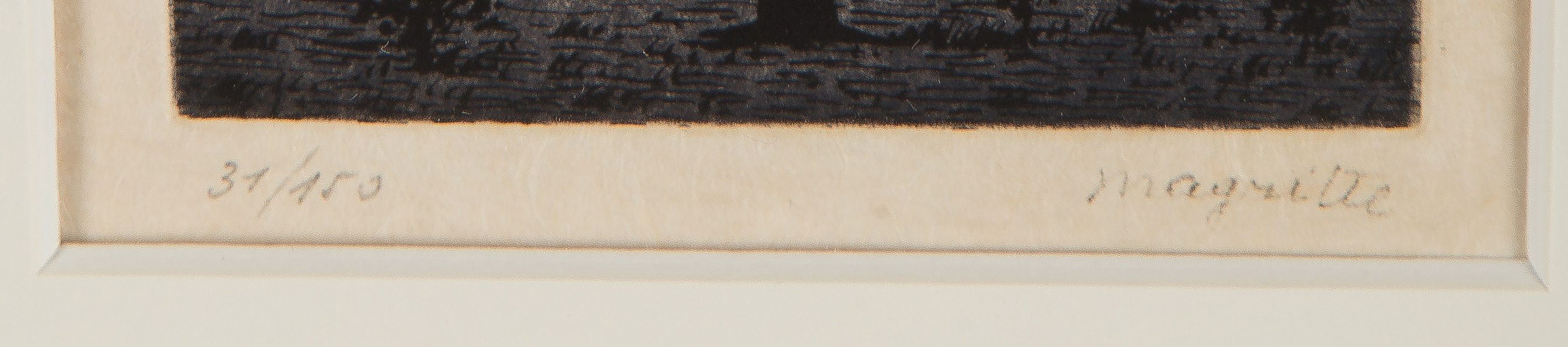 RENÉ MAGRITTE, etching/aquatint in colours, stamped signature and ...