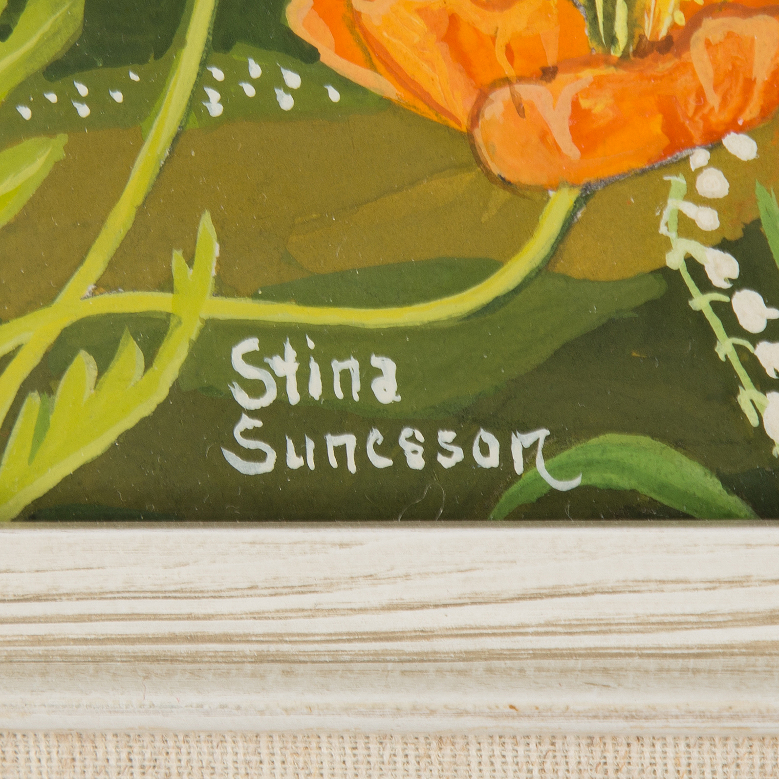 STINA SUNESSON, gouache, signed. - Bukowskis