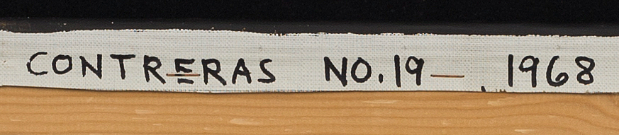 ALBERT CONTRERAS, a signed, dated 1968 oilpainting on canvas. - Bukowskis