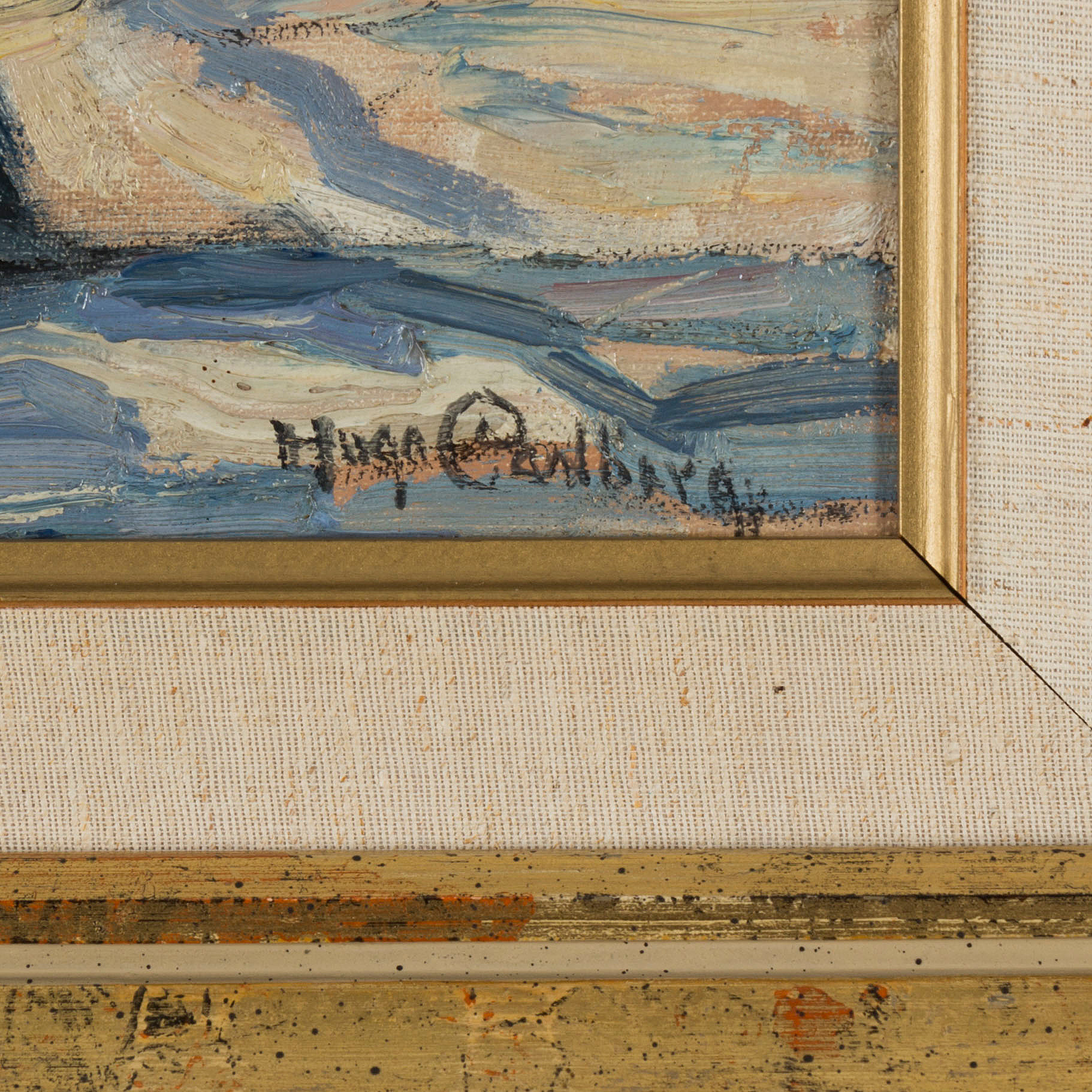 HUGO CARLBERG, oil on canvas, signed. - Bukowskis