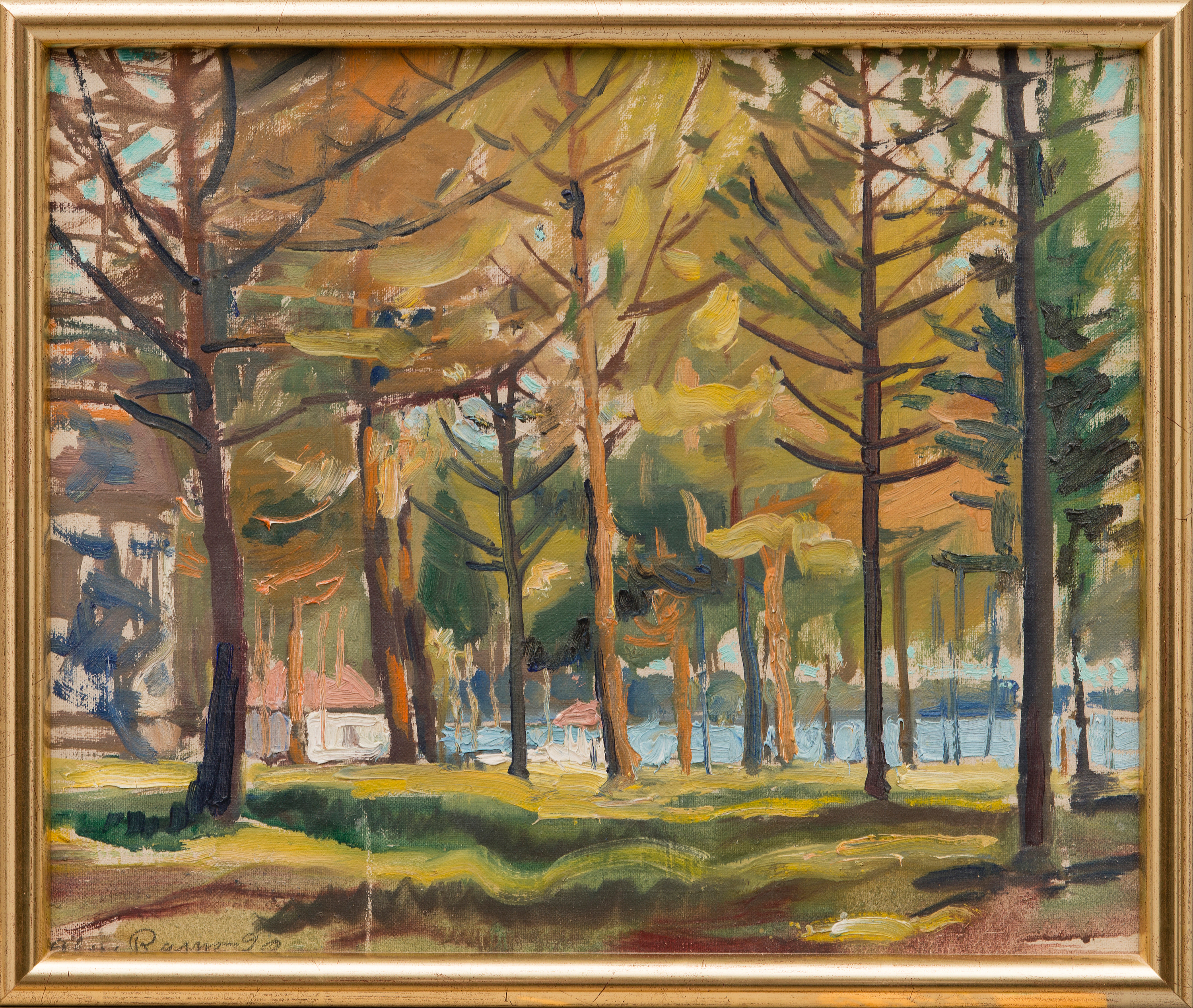 ALEX RAPP, olja på duk uppfodrad på kartong, signerad -20. - Bukowskis