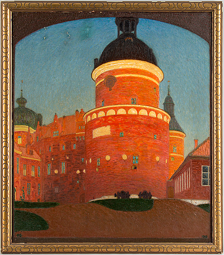 PELLE SWEDLUND, oil on canvas signed and dated 1913. - Bukowskis