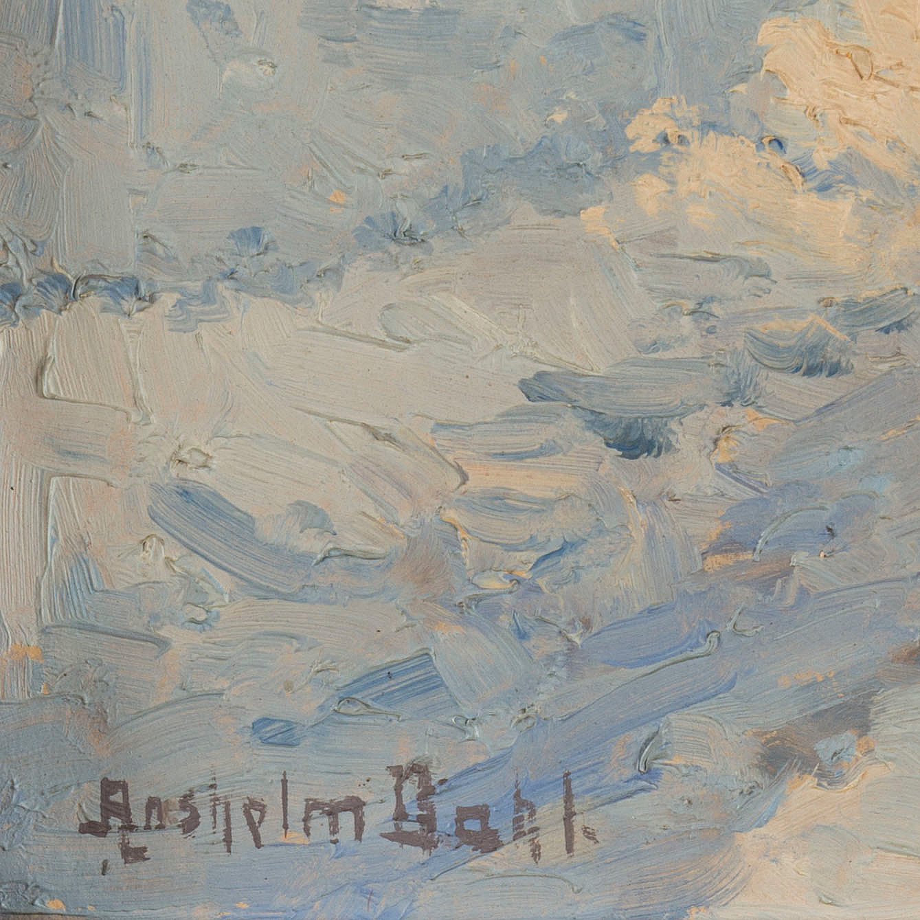 ANSHELM DAHL, oil on canvas, signed. - Bukowskis