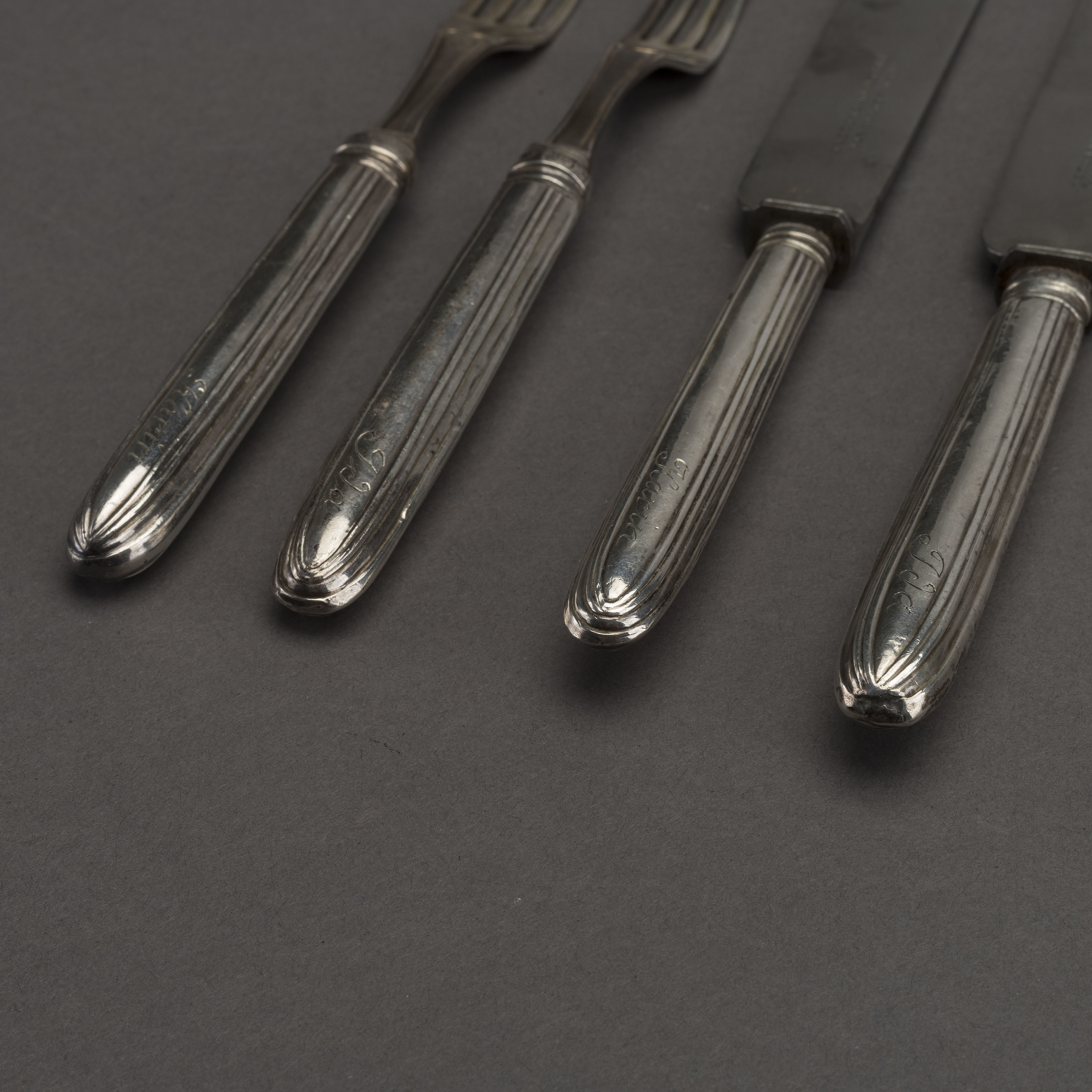 CARL GIDEON RENANDER, bestick 6+3 delar, silver, Stockholm, omkring ...