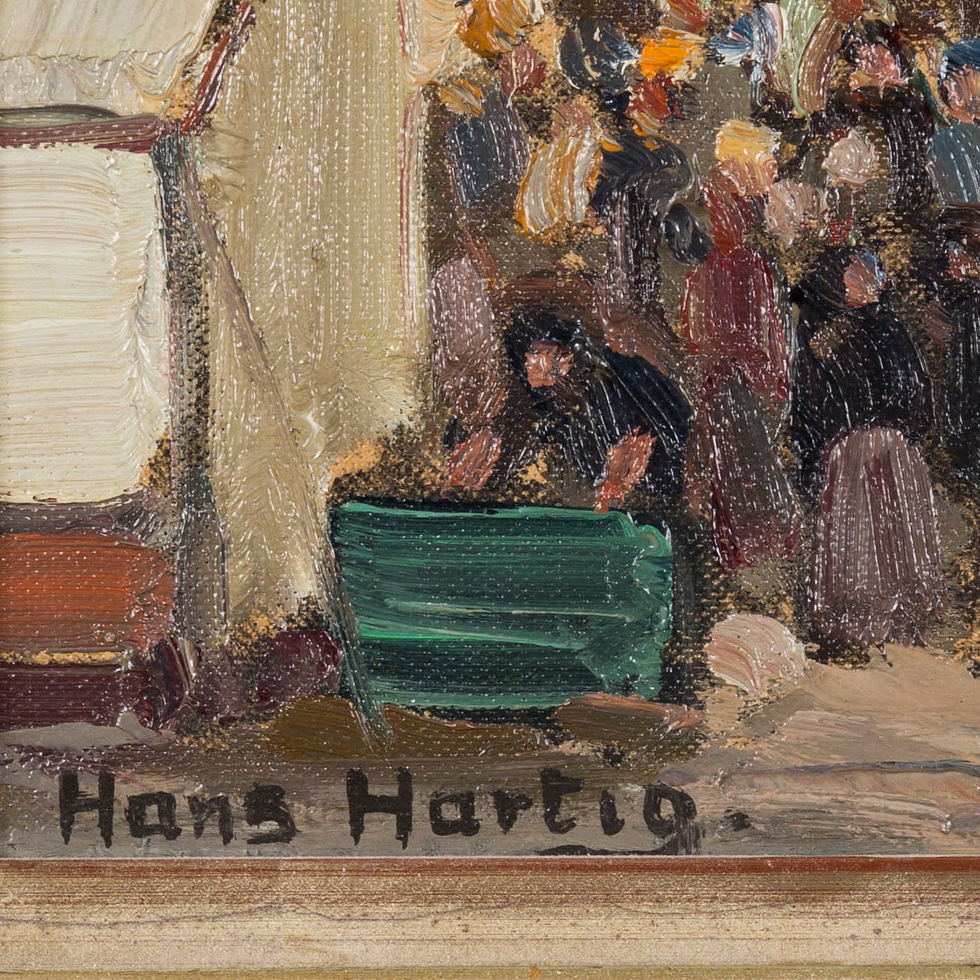 HANS HARTIG (1873-1936), oil on canvas, signed. - Bukowskis