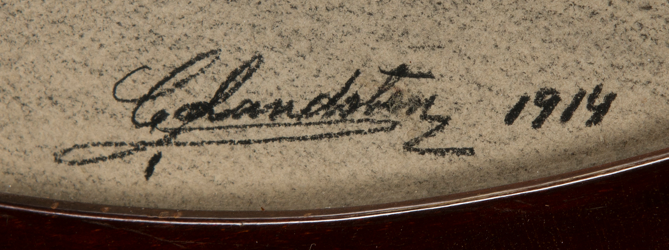 PENCIL DRAWING, signed and dated. - Bukowskis