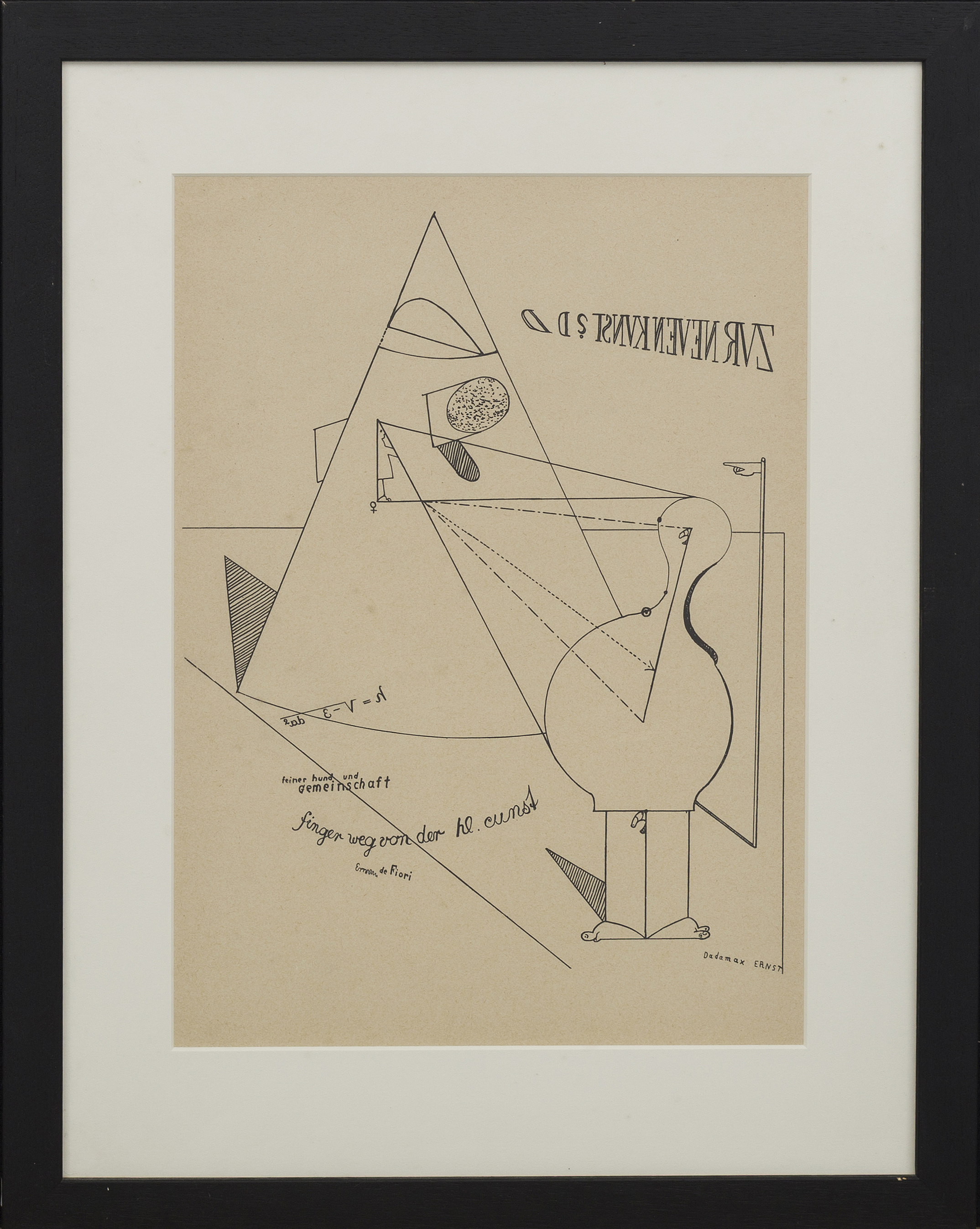MAX ERNST, lithograph printed signature. - Bukowskis