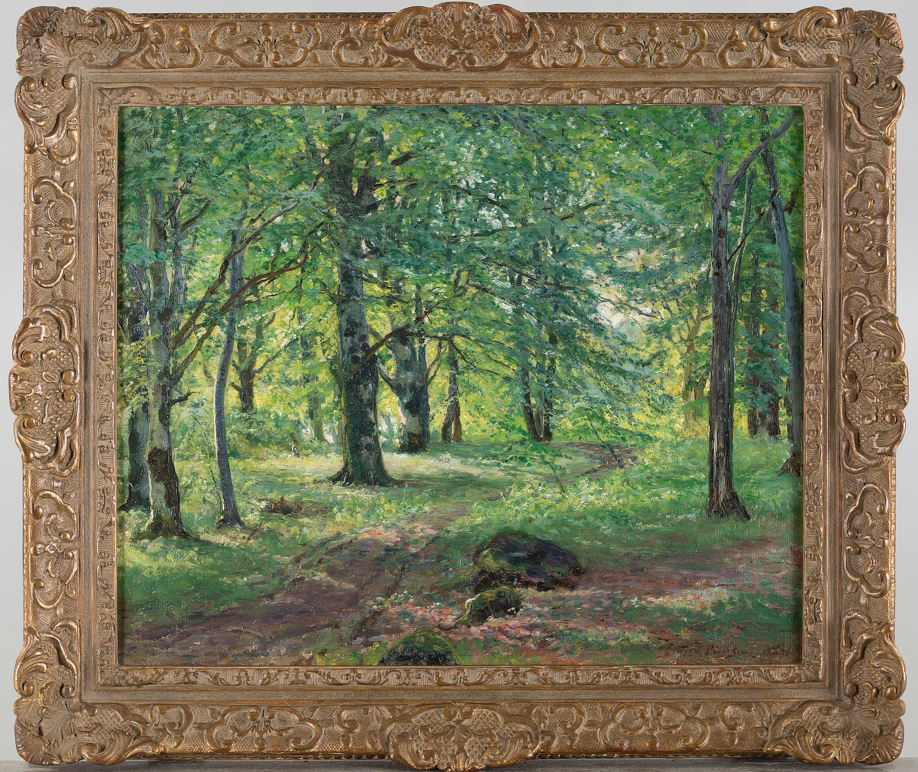 VIGGO PEDERSEN, olja på duk, signerad och daterad 1887. - Bukowskis