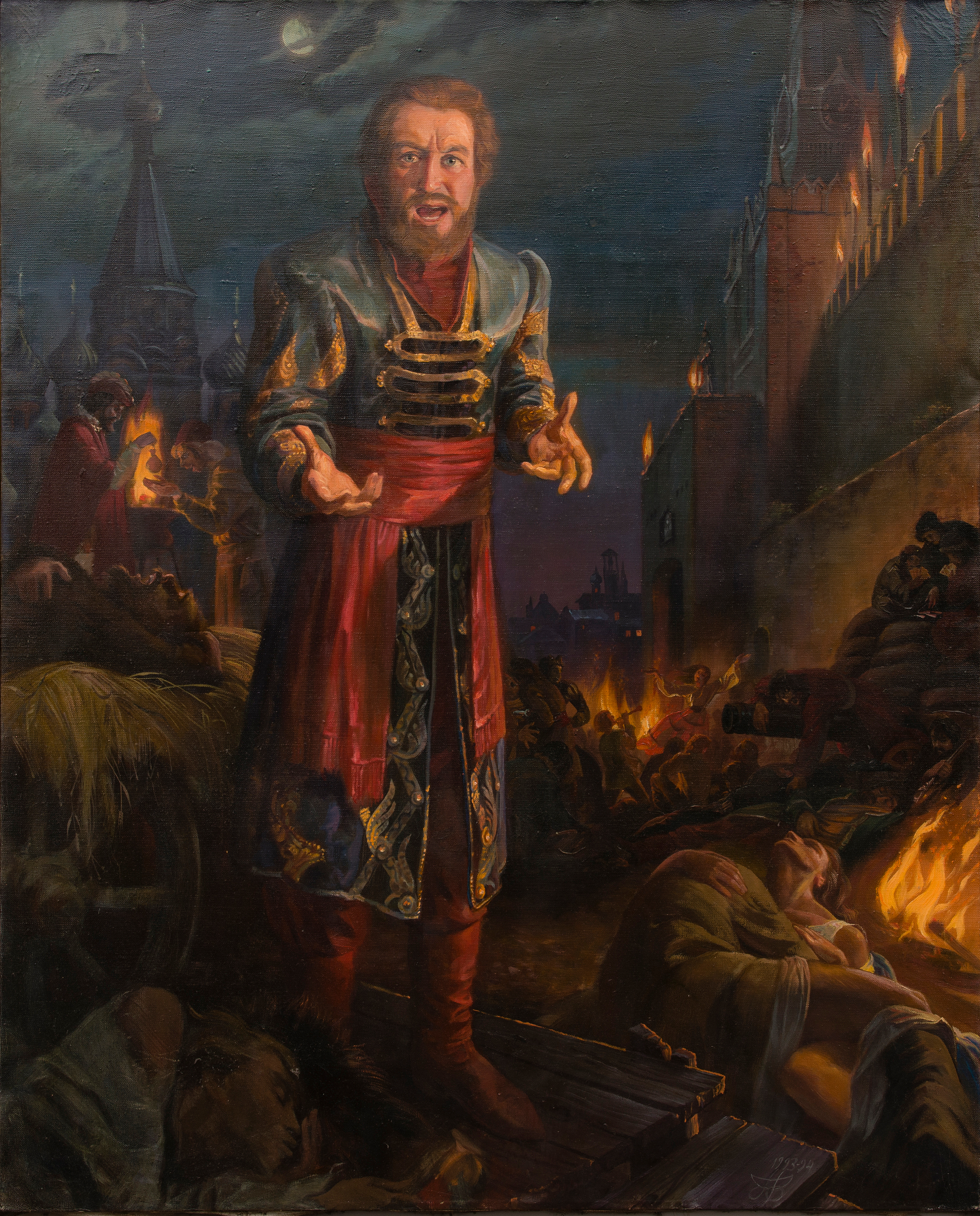 YURI PUGACHEV, oil on canvas, signed. - Bukowskis
