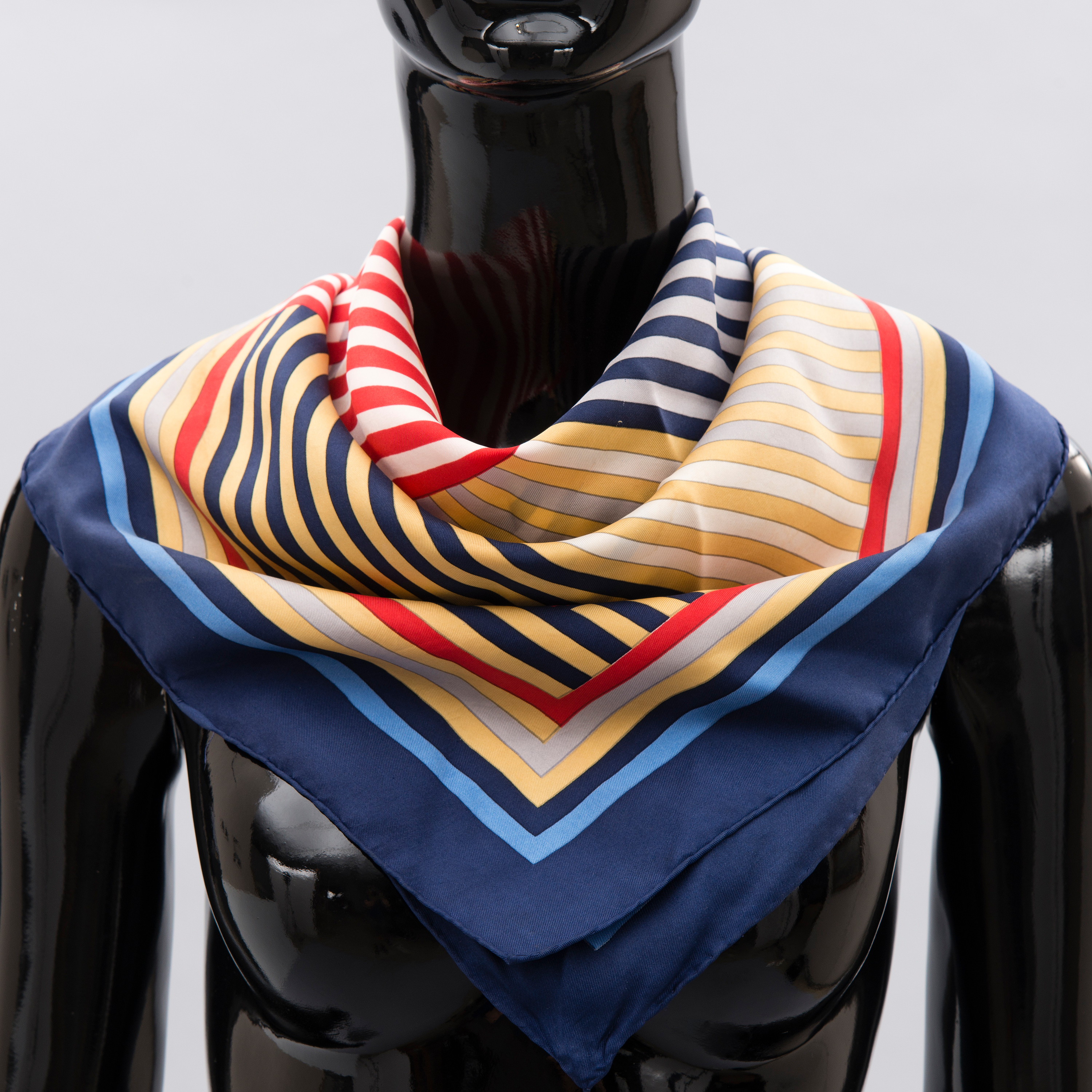 CHRISTIAN DIOR, Three Silk Scarves. - Bukowskis